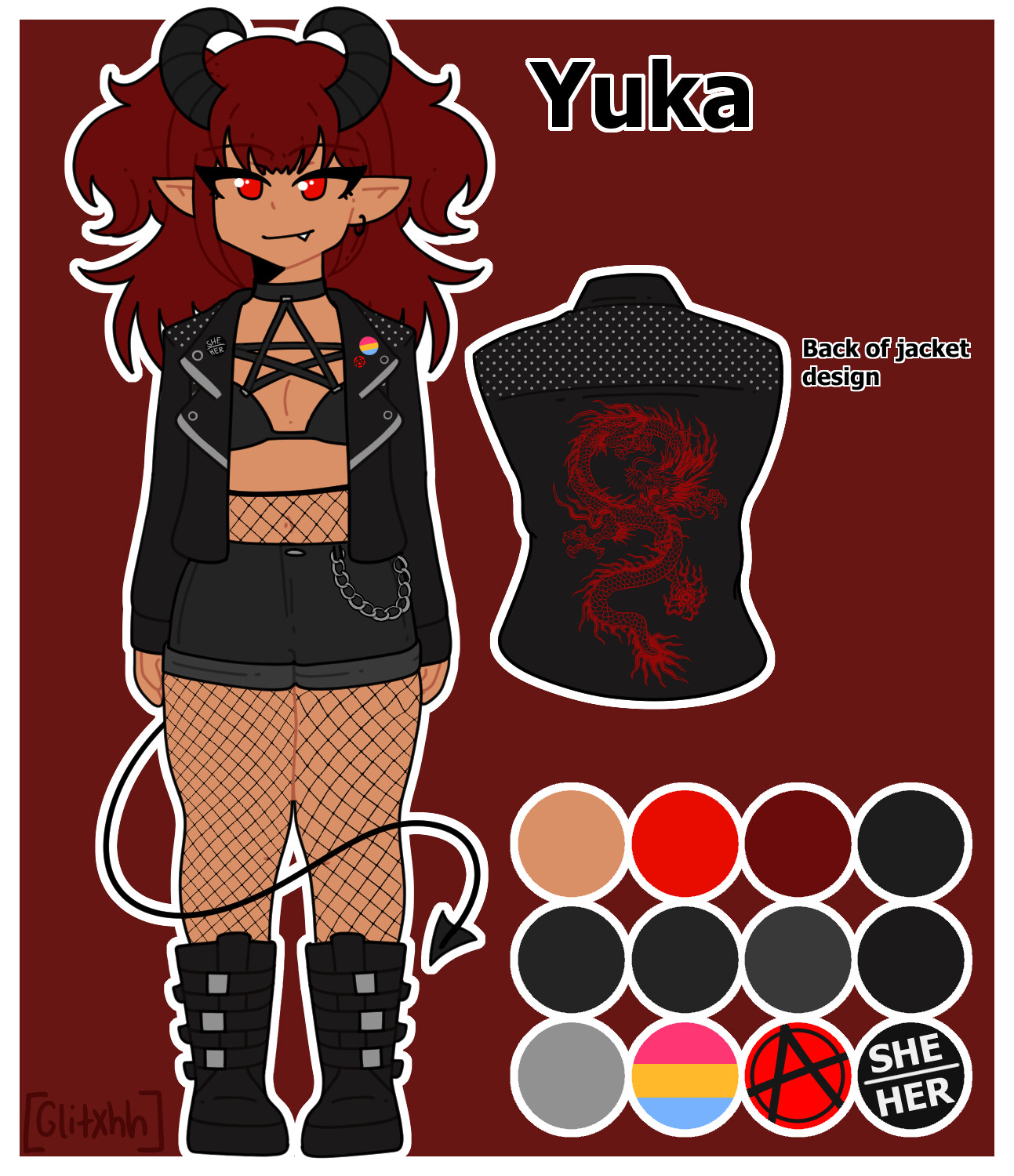 ArtStation - Yuka - Character Sheet