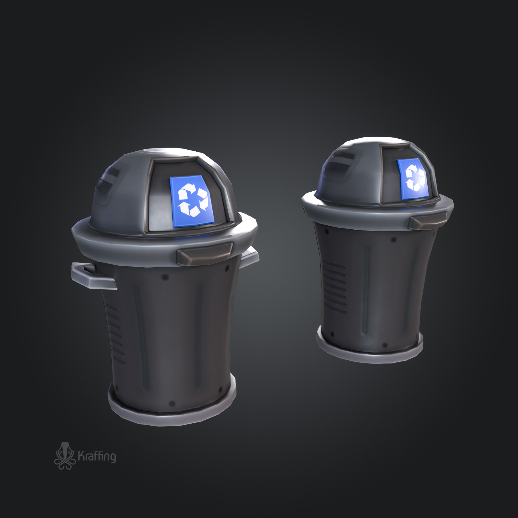 ArtStation - Trash Can