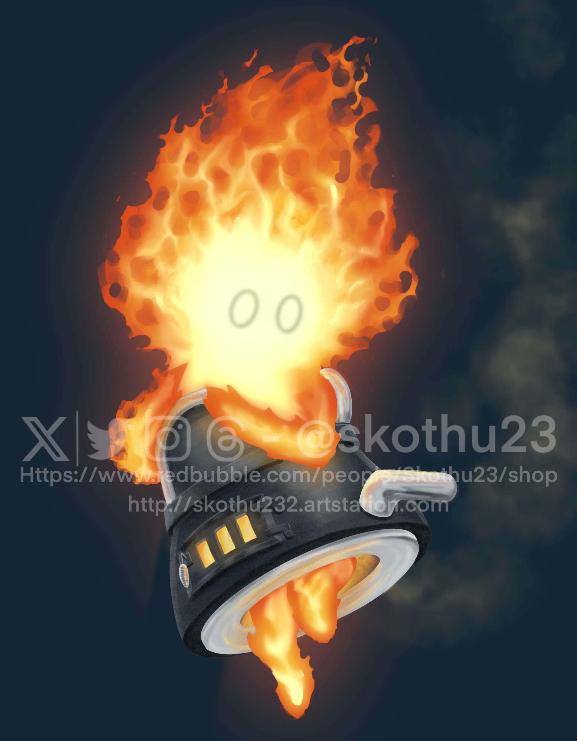 ArtStation - Pepper, Flame Sprite Character design