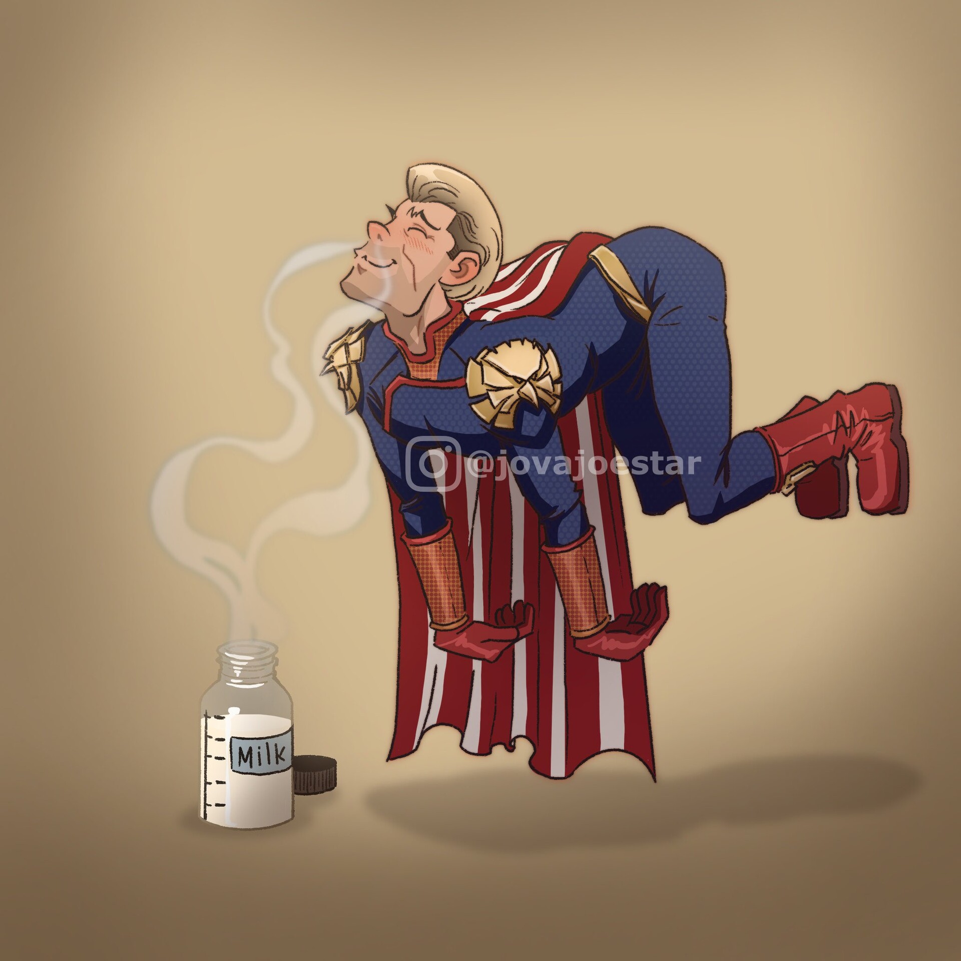 ArtStation - Homelander Flying Towards Warm Milk - The Boys