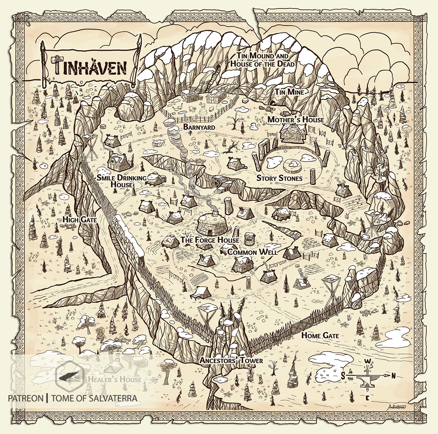ArtStation - Tinhaven- Map Commission