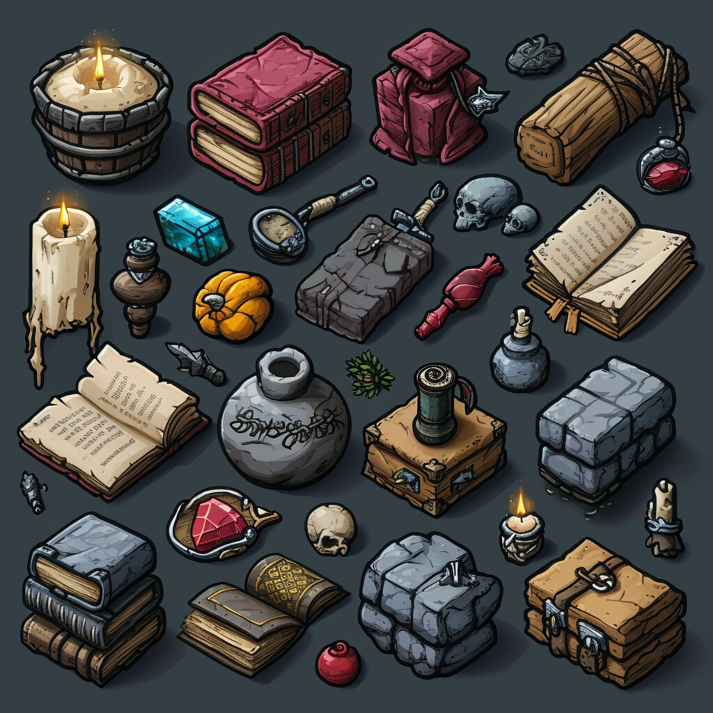 ArtStation - Dungeon İtems I