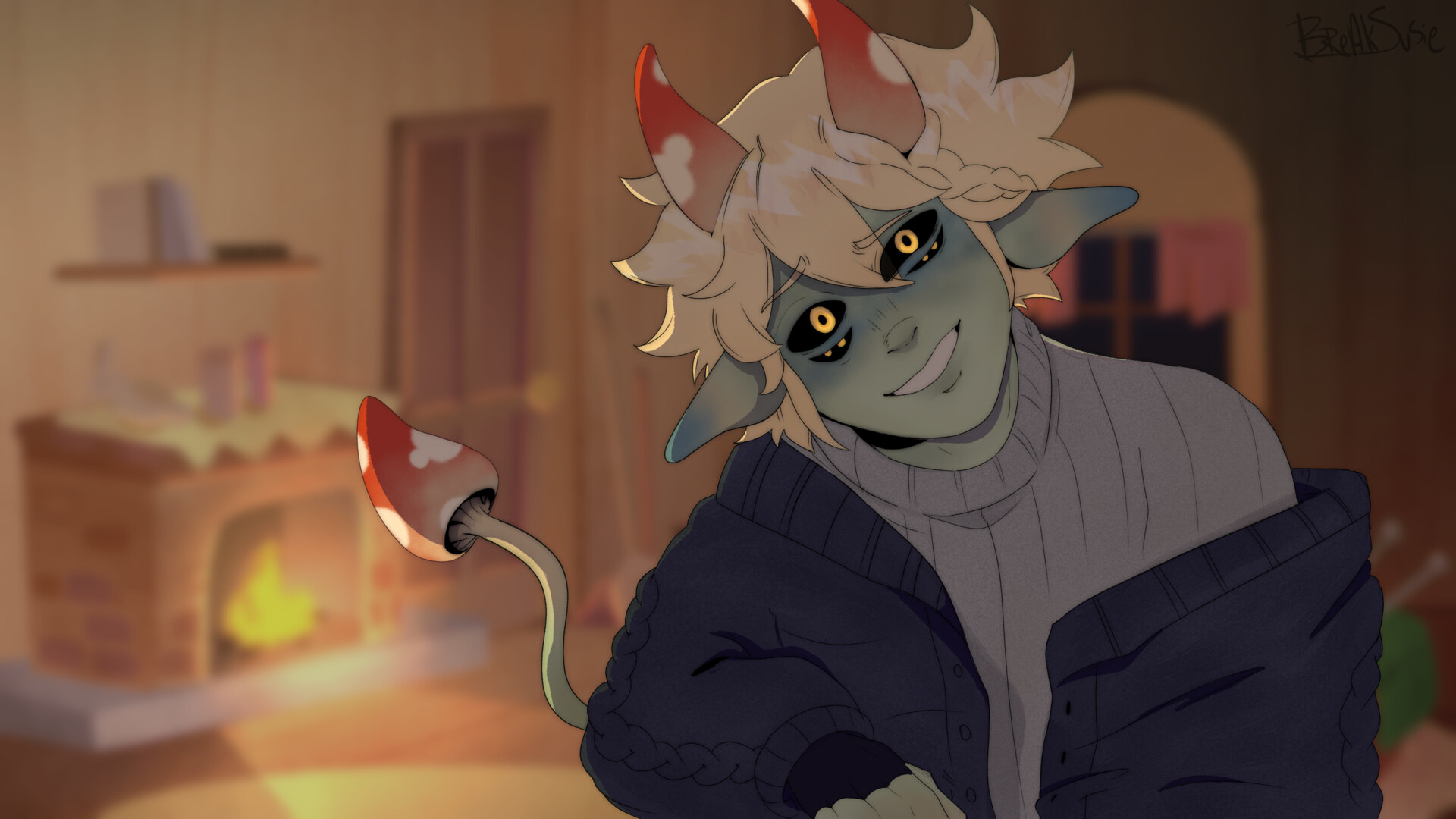 ArtStation - MYCHAEL ! (mushroom oasis)