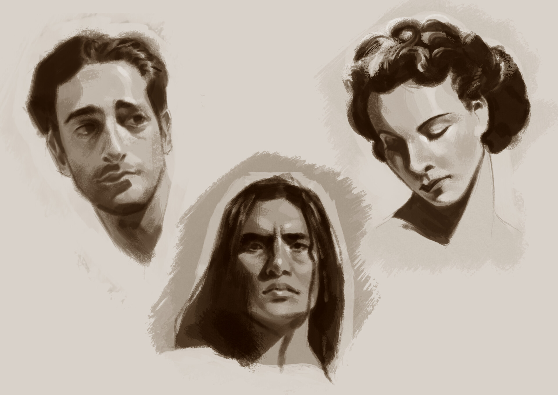 ArtStation - Portrait studies