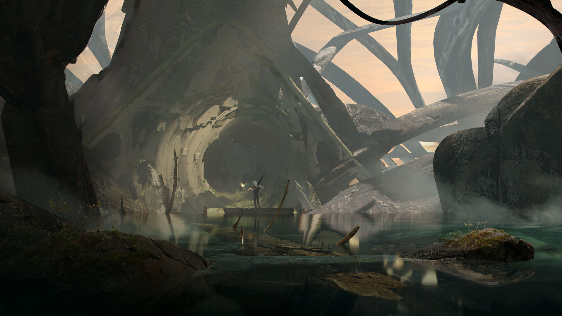 ArtStation - The legend about magic hidden in an old tree