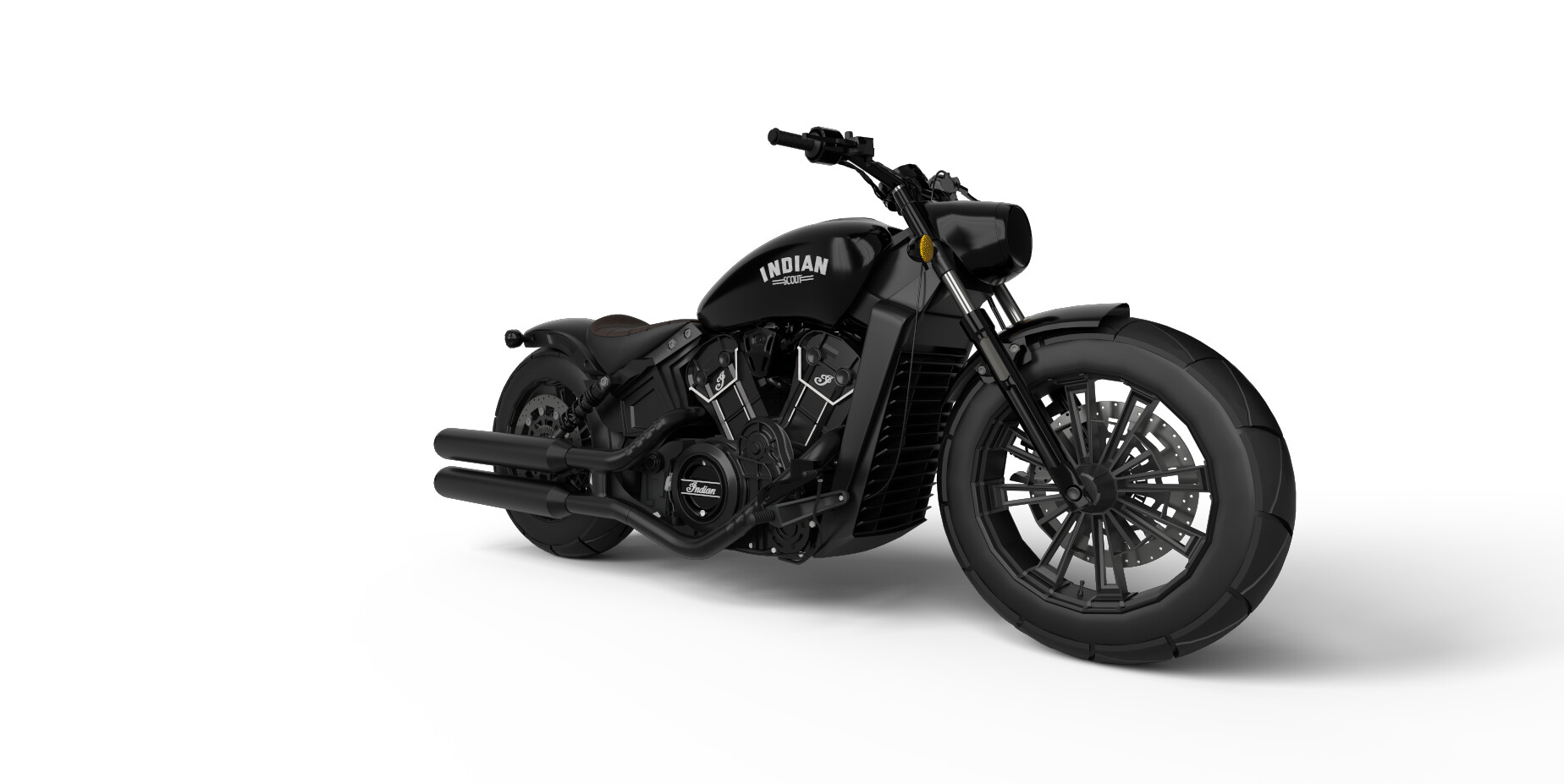 ArtStation - 3D model - Indian Scout Bobber