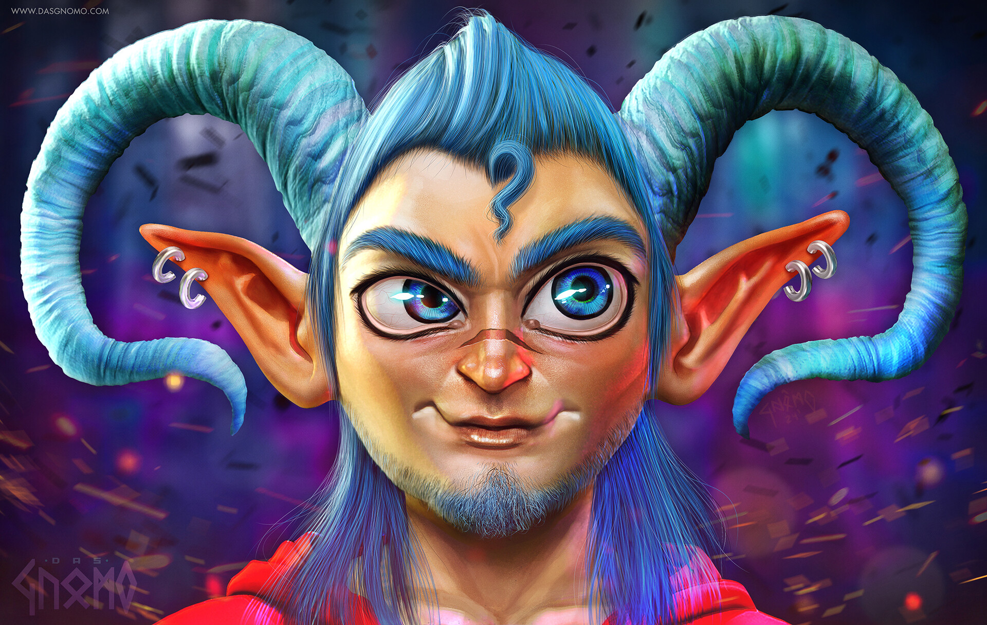 ArtStation - Blue Imp