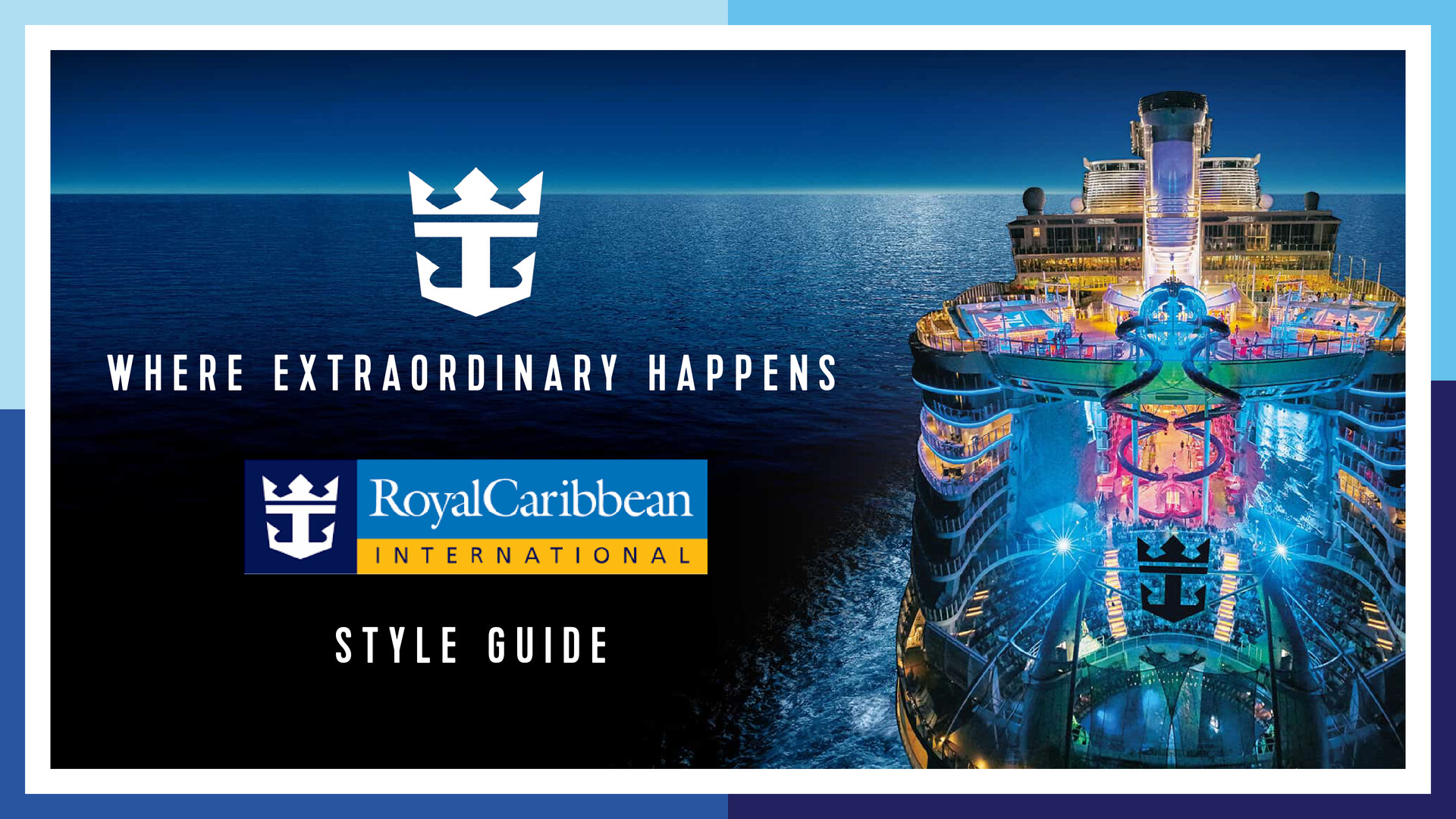 ArtStation - Royal Caribbean Style Guide