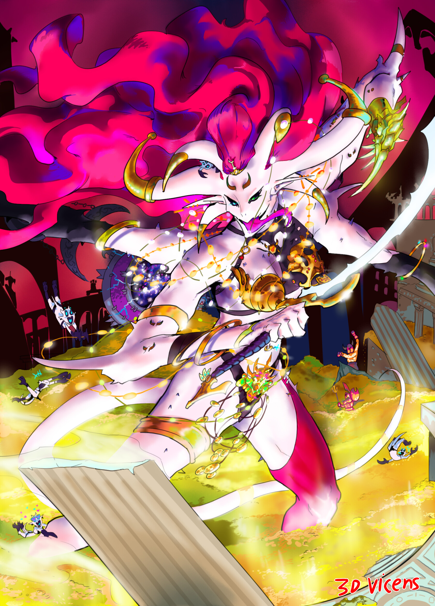 ArtStation - Kalastrine, Bearer of Desire