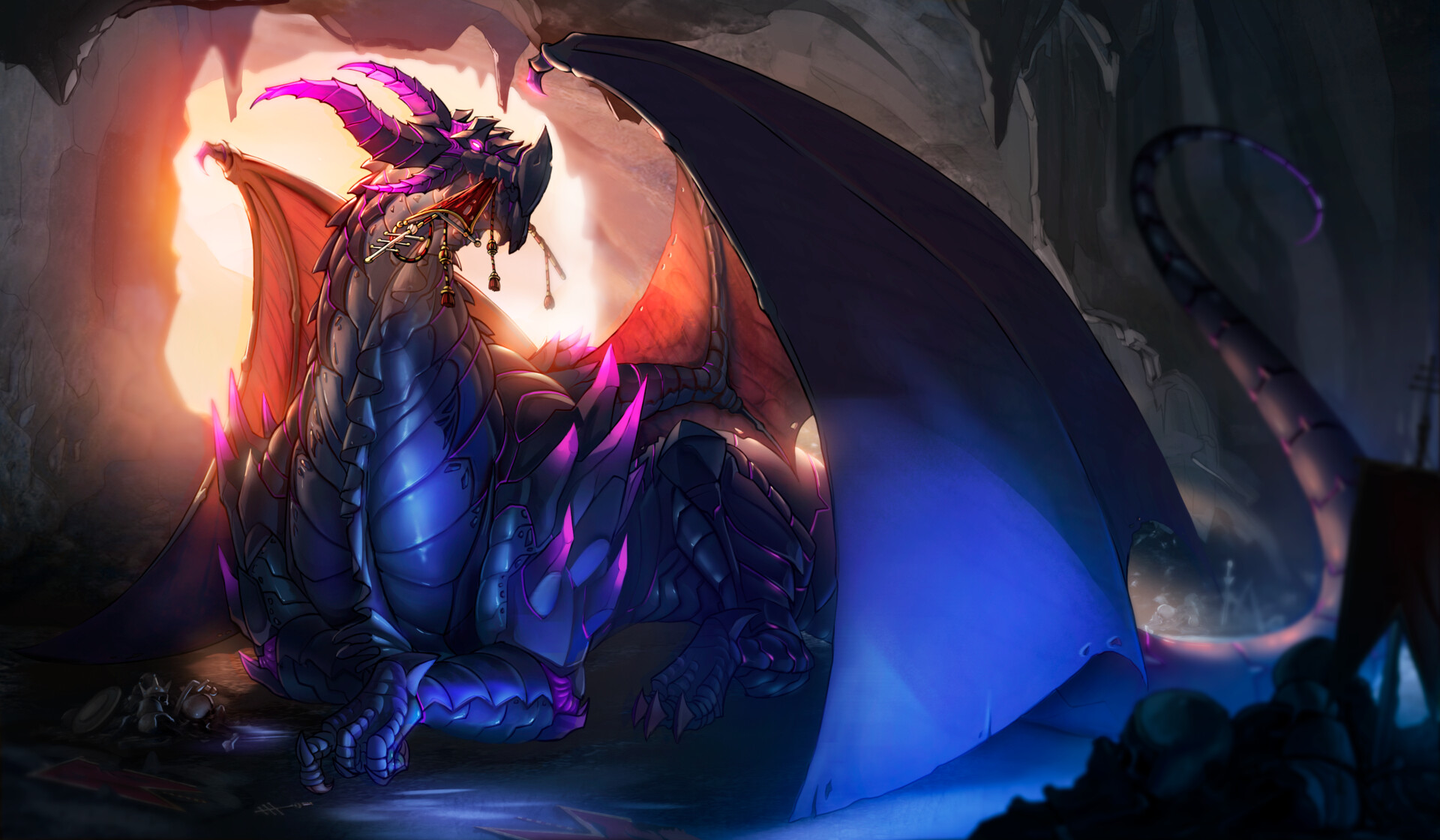 ArtStation - Blue Dragon