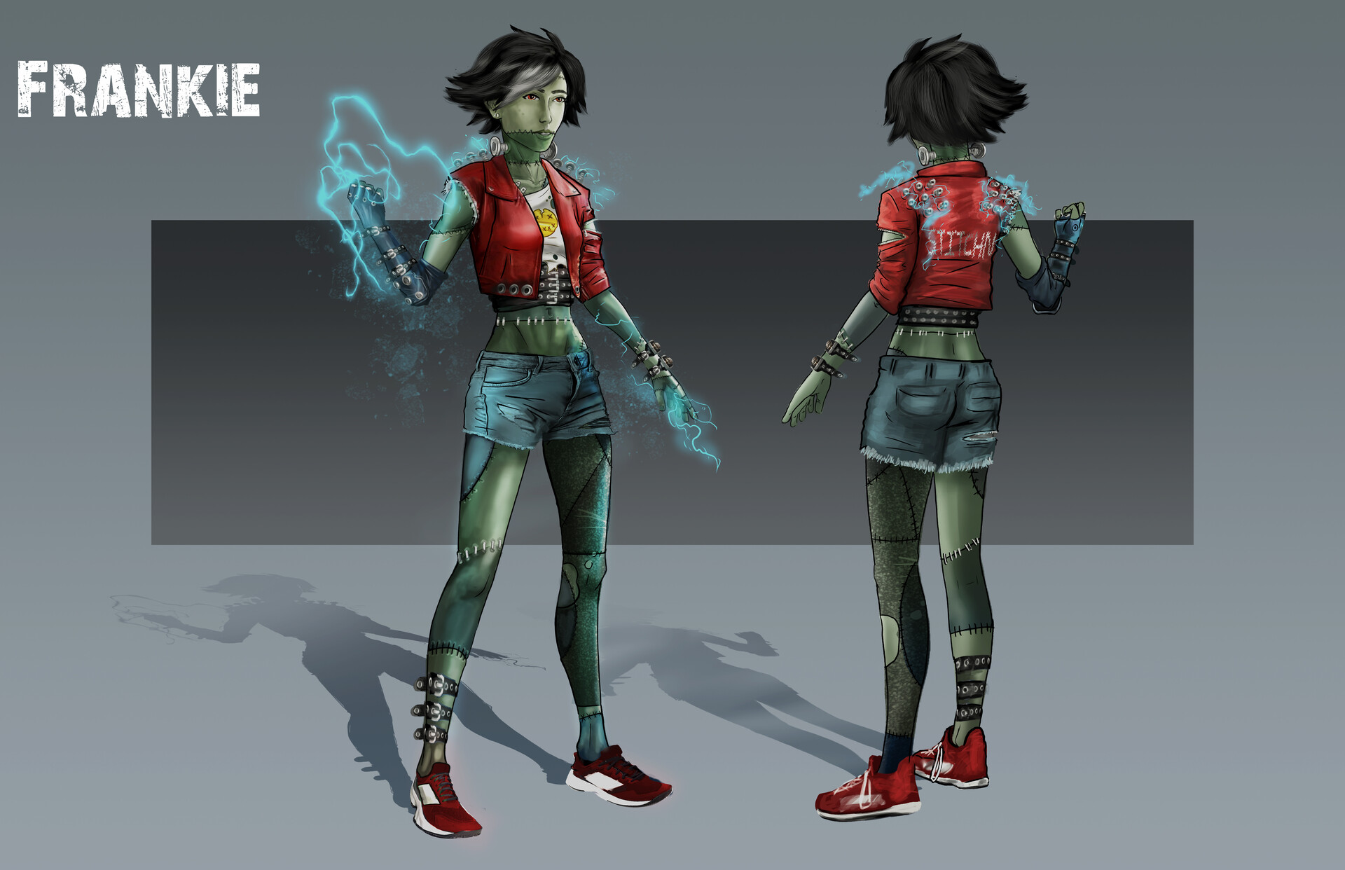 ArtStation - Frankie - Monster MMA Mash ! concept art