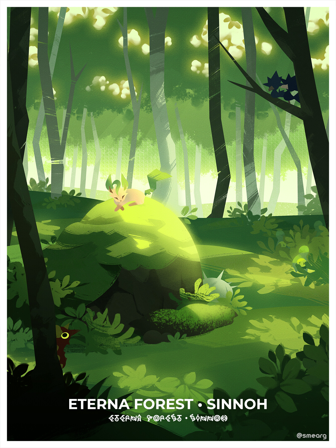 ArtStation - Sinnoh - Eterna Forest