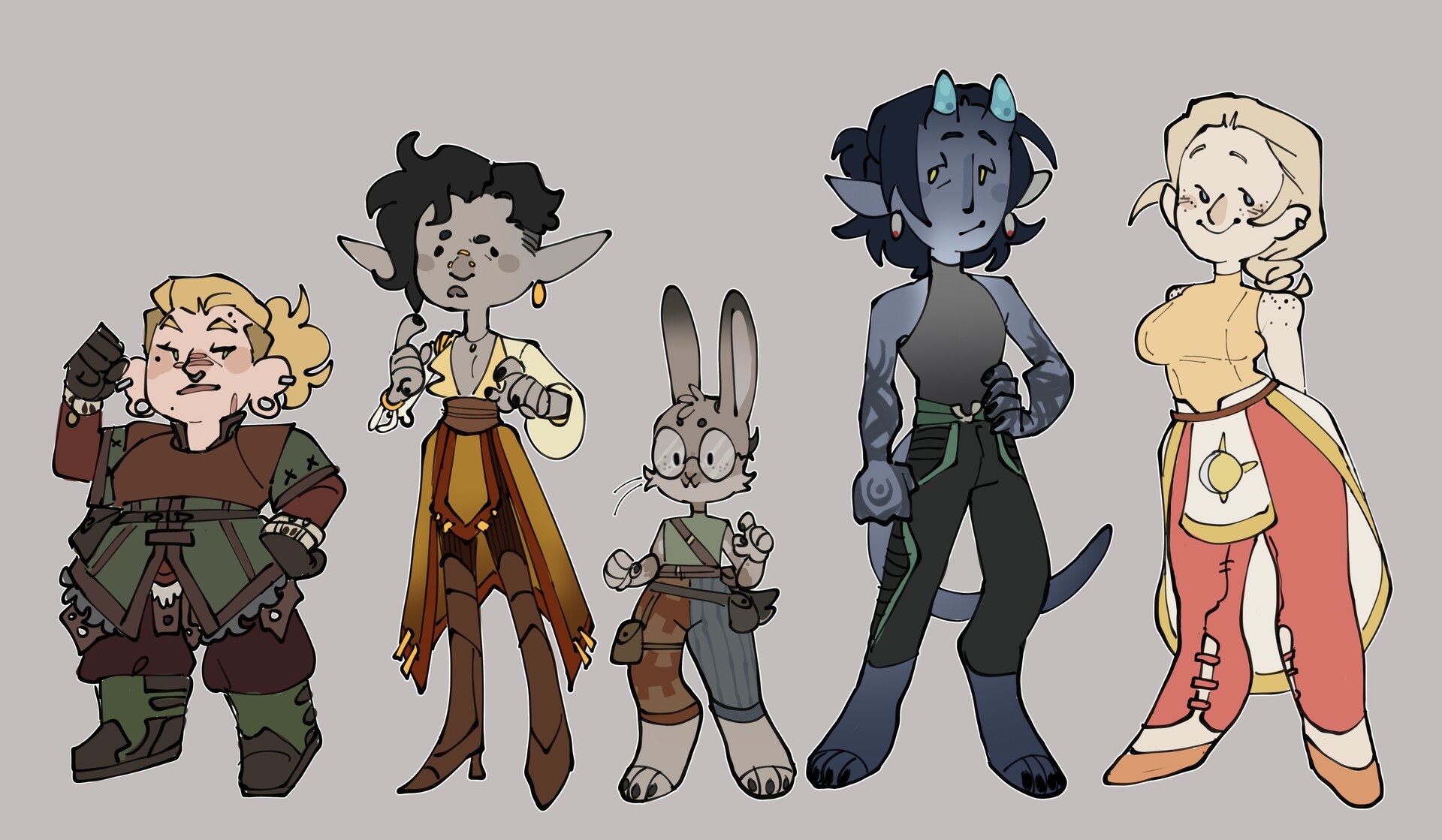 ArtStation - Character Designs: Simplified