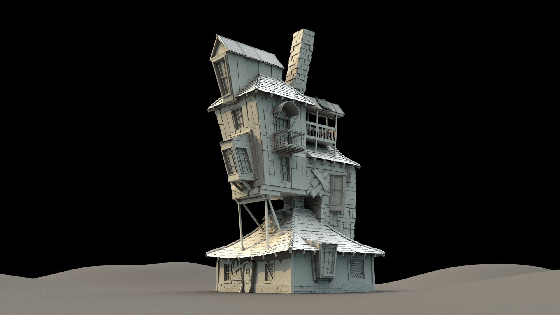 ArtStation - The Burrow 3D Model