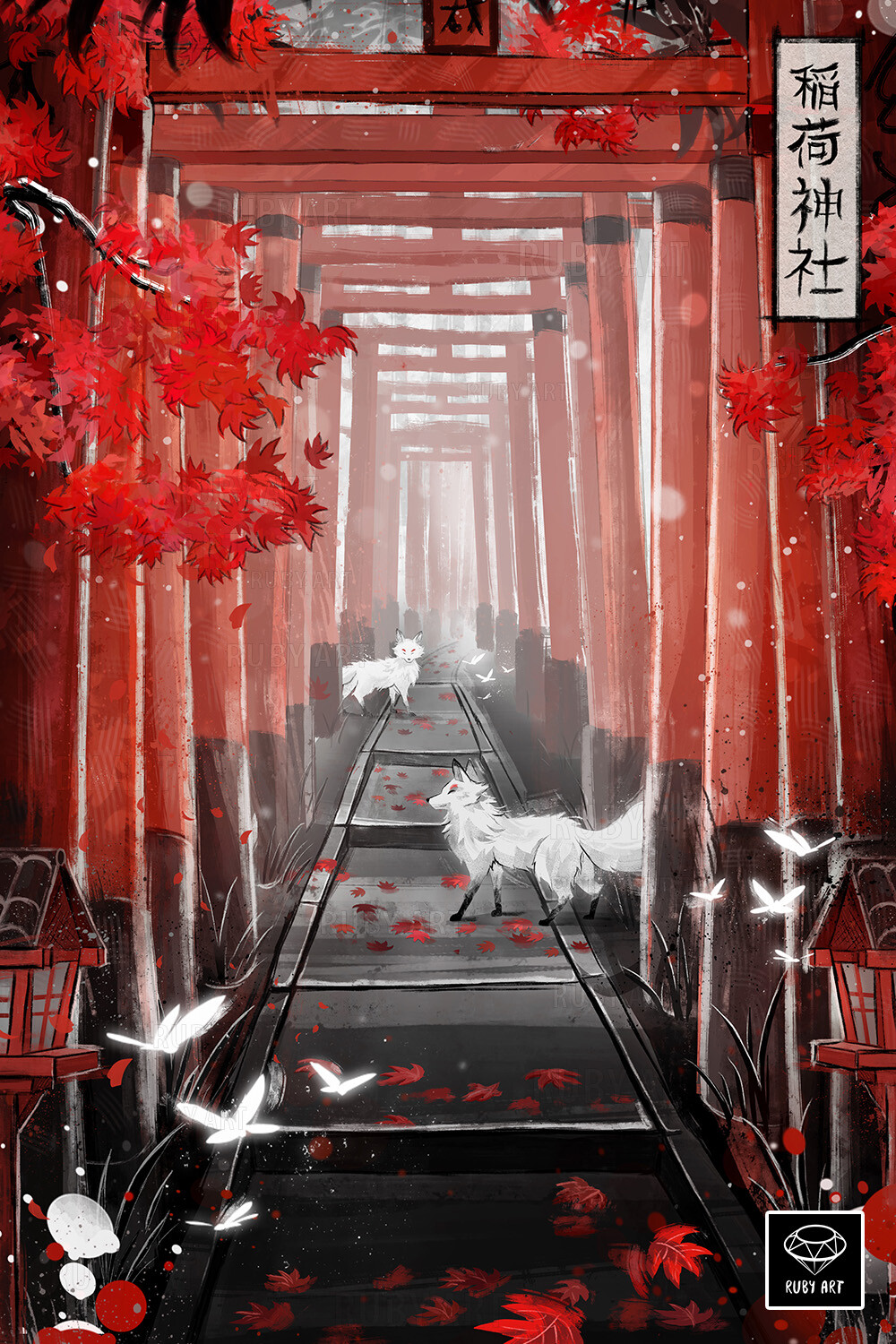 Ruby Art - Fushimi Inari - Japan Collection