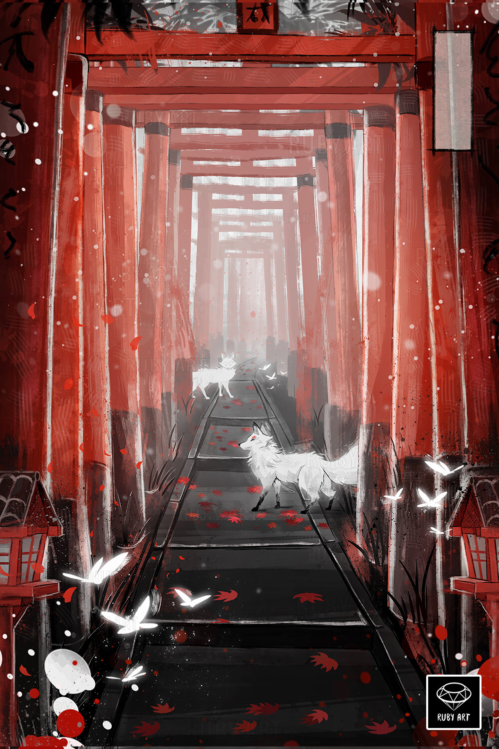 Ruby Art - Fushimi Inari - Japan Collection