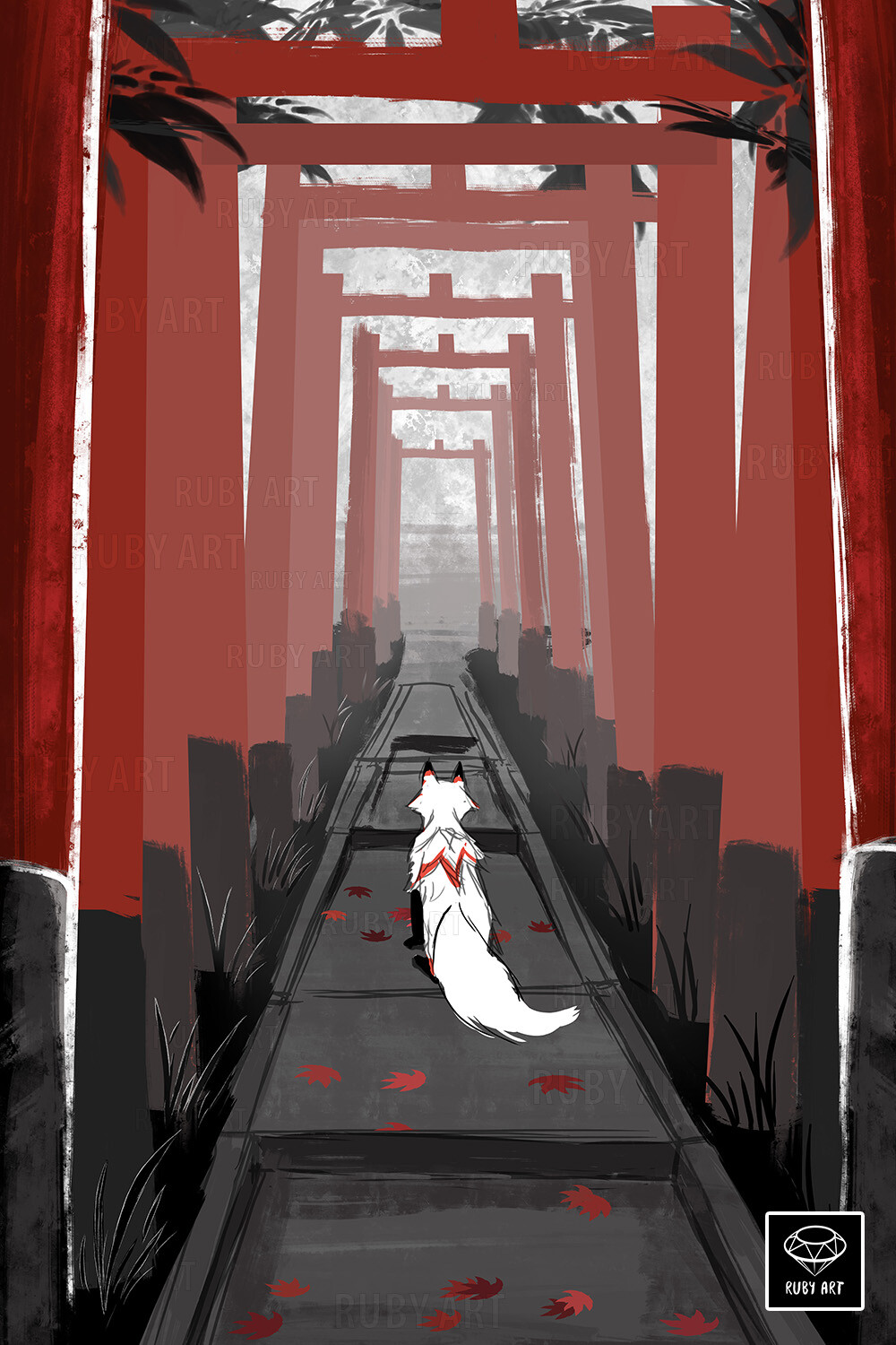 Ruby Art - Fushimi Inari - Japan Collection