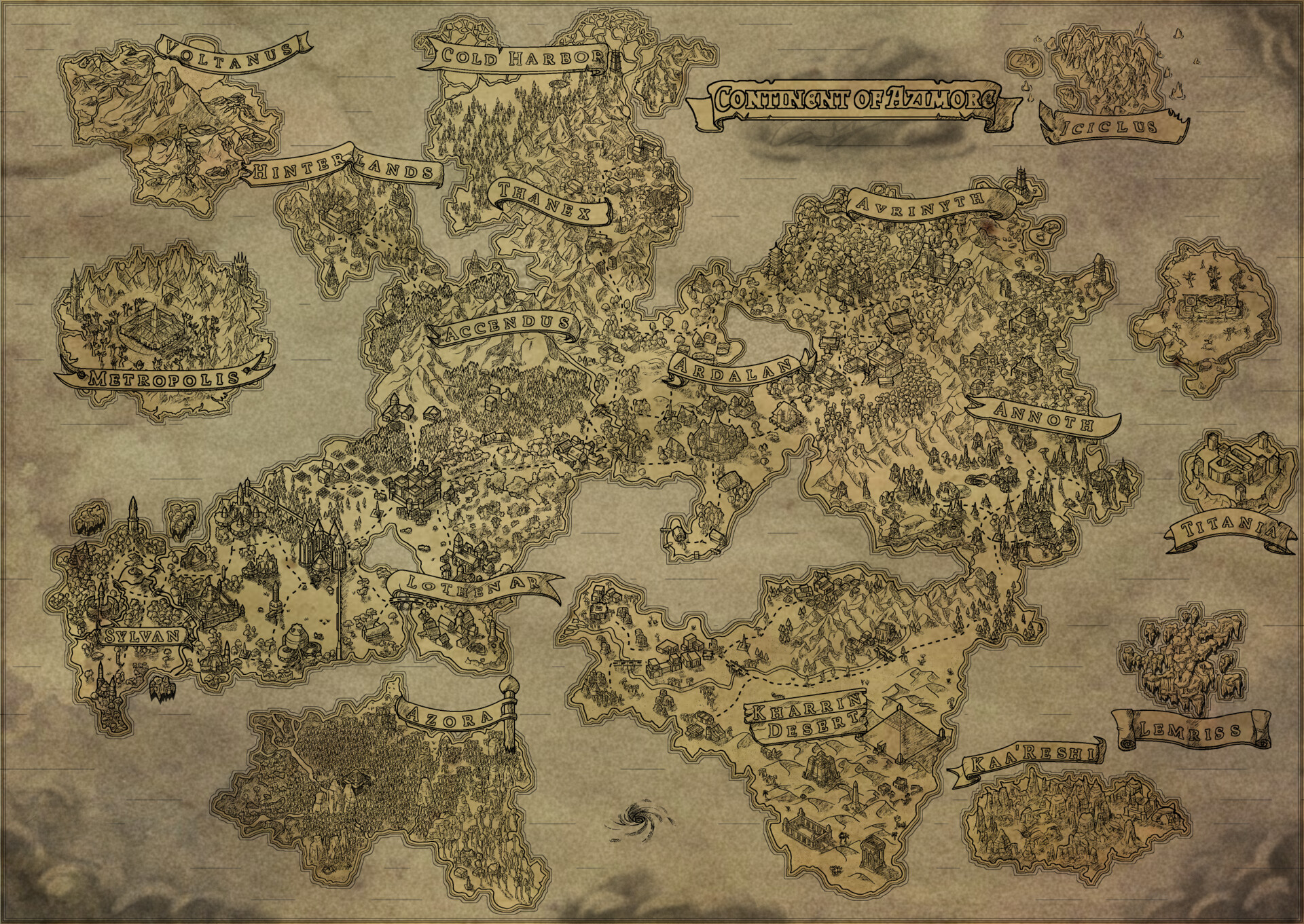 ArtStation - Azimore Map