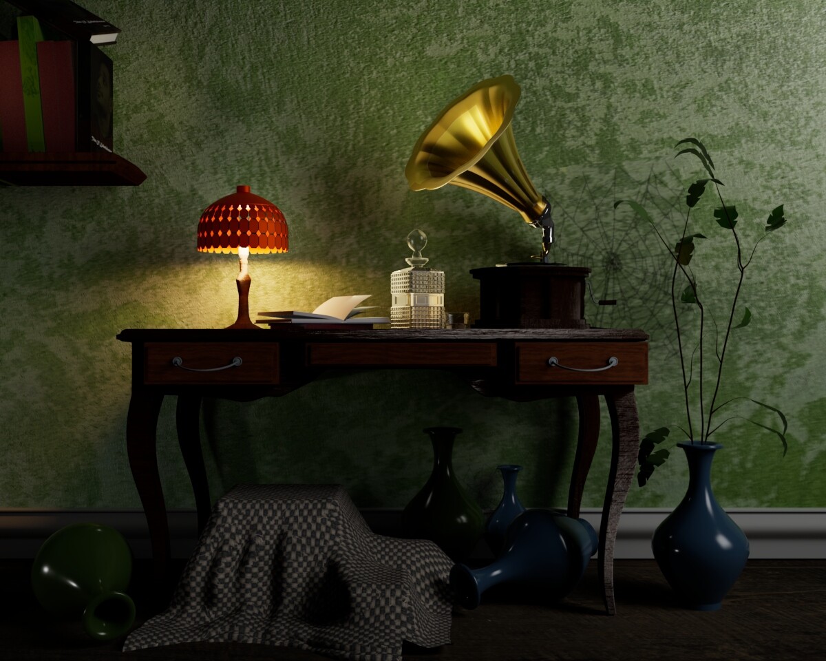 ArtStation - Still Life - Modelling , Texturing , Lighting . (Maya)