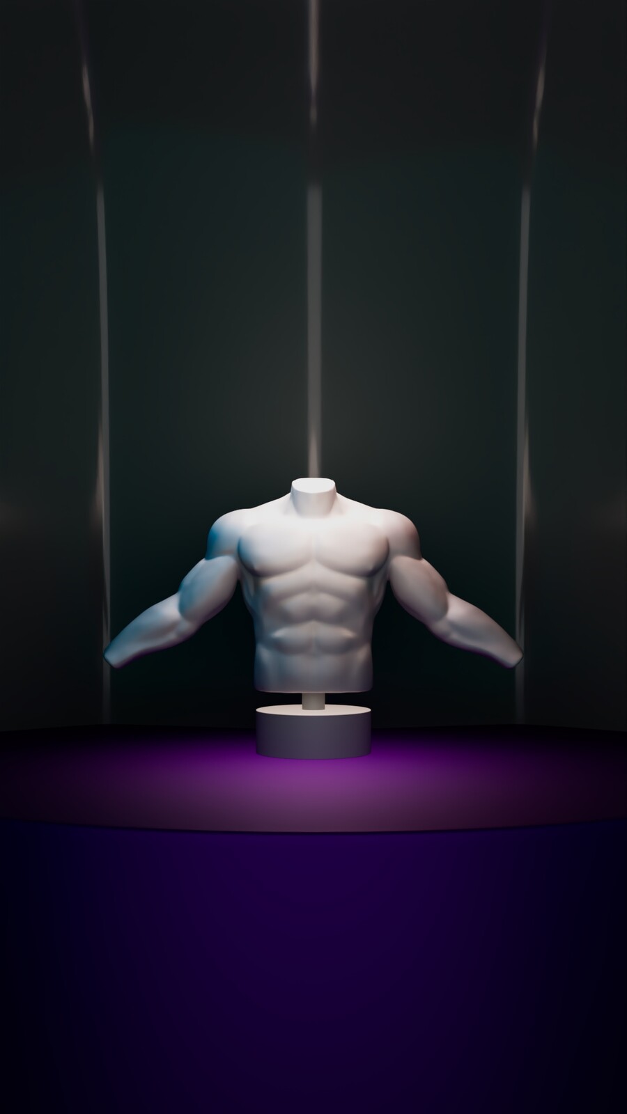 Madhu Sudhan Reddy Karna - Muscular Human Torso