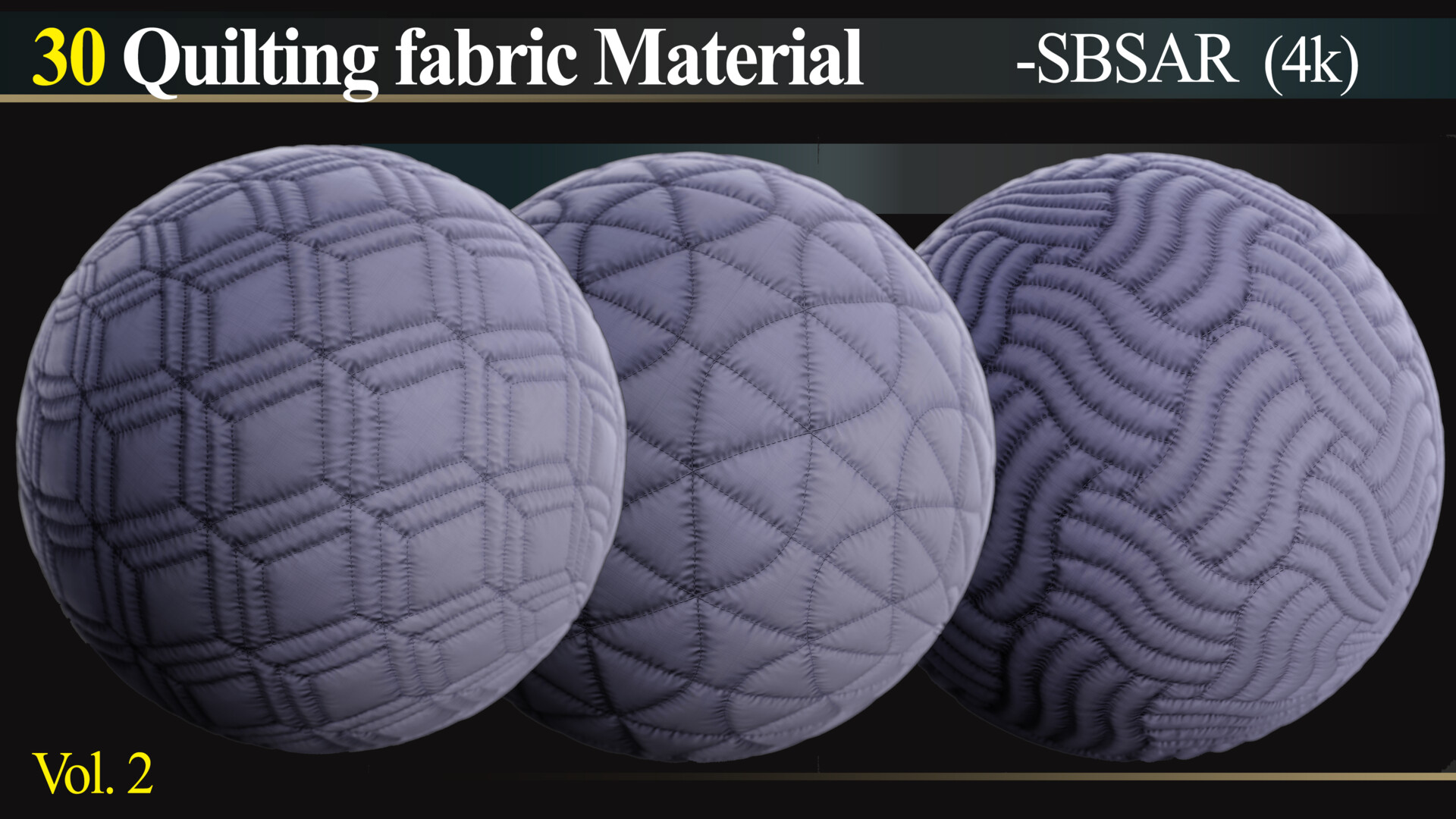ArtStation - Quilting fabric Material