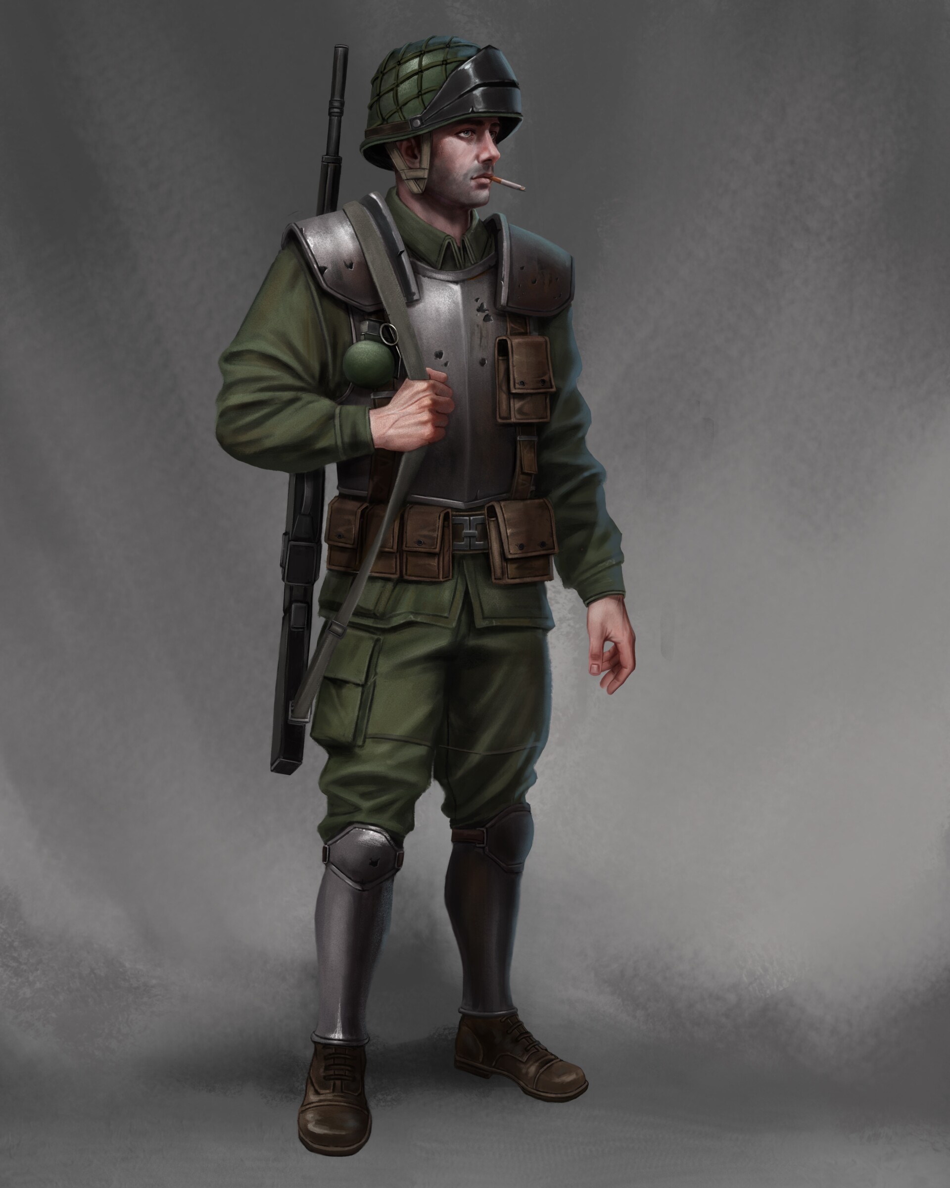 ArtStation - Various TTRPG soldier concepts