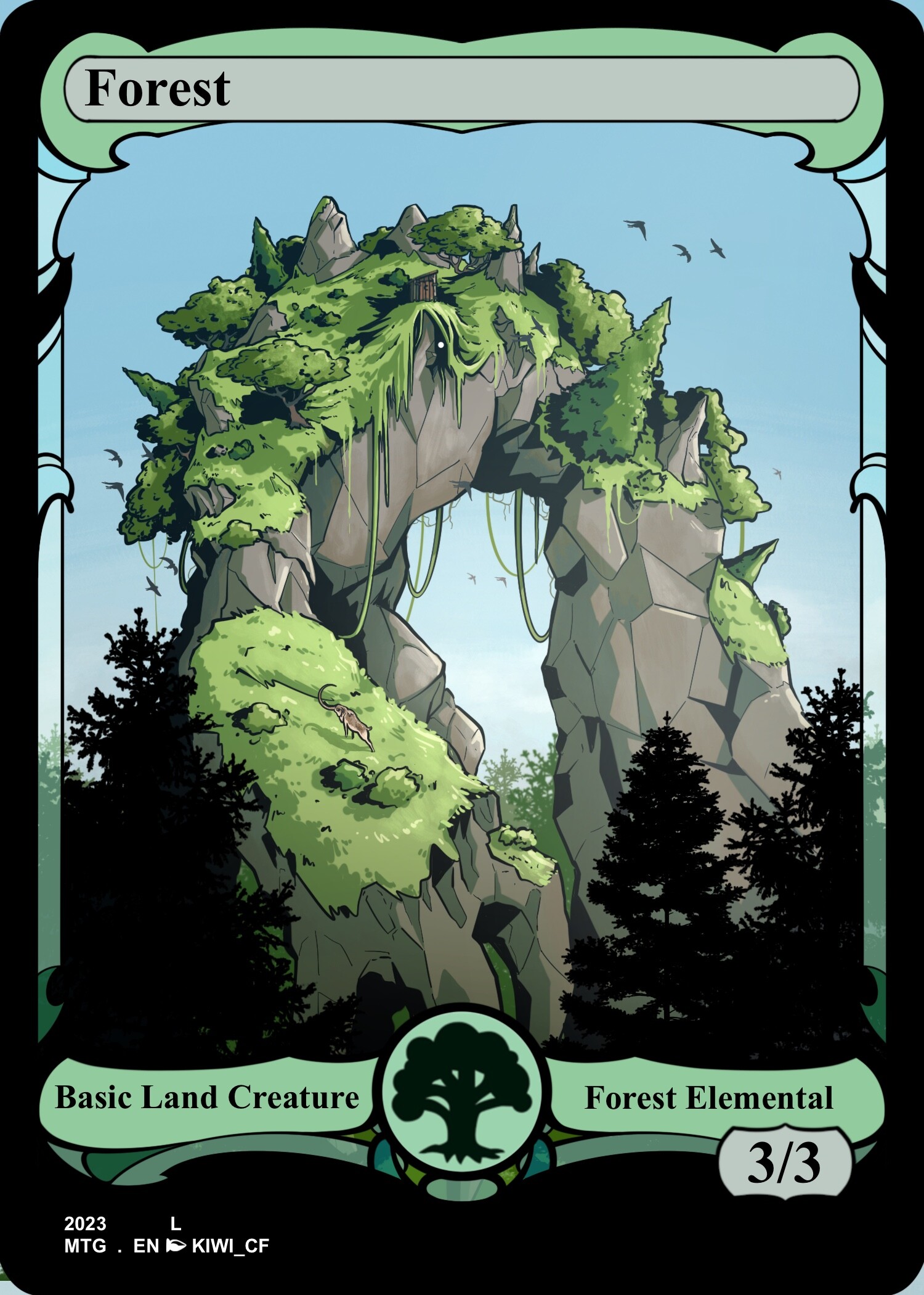 ArtStation - MTG Elemental proxy