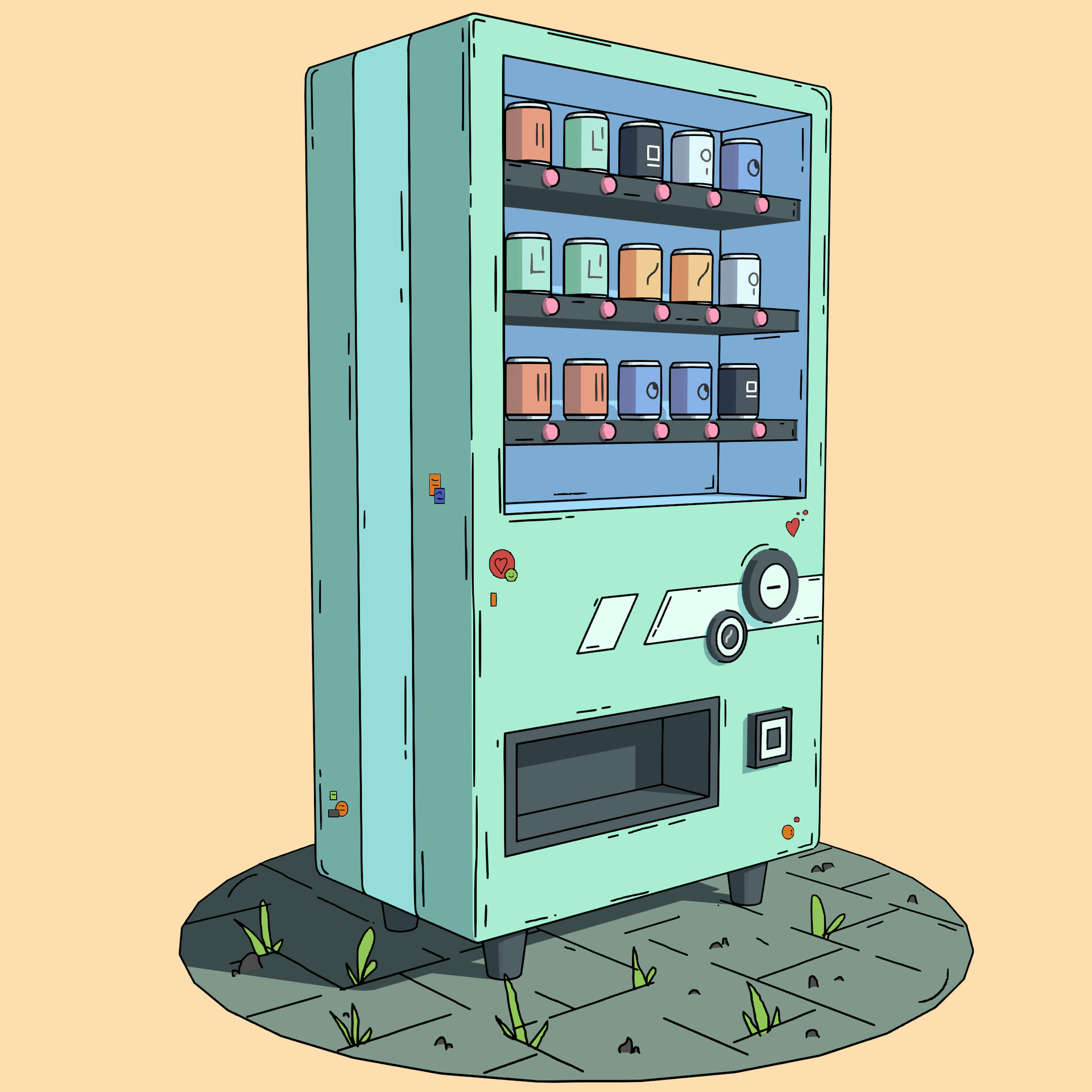 ArtStation - Vending machine