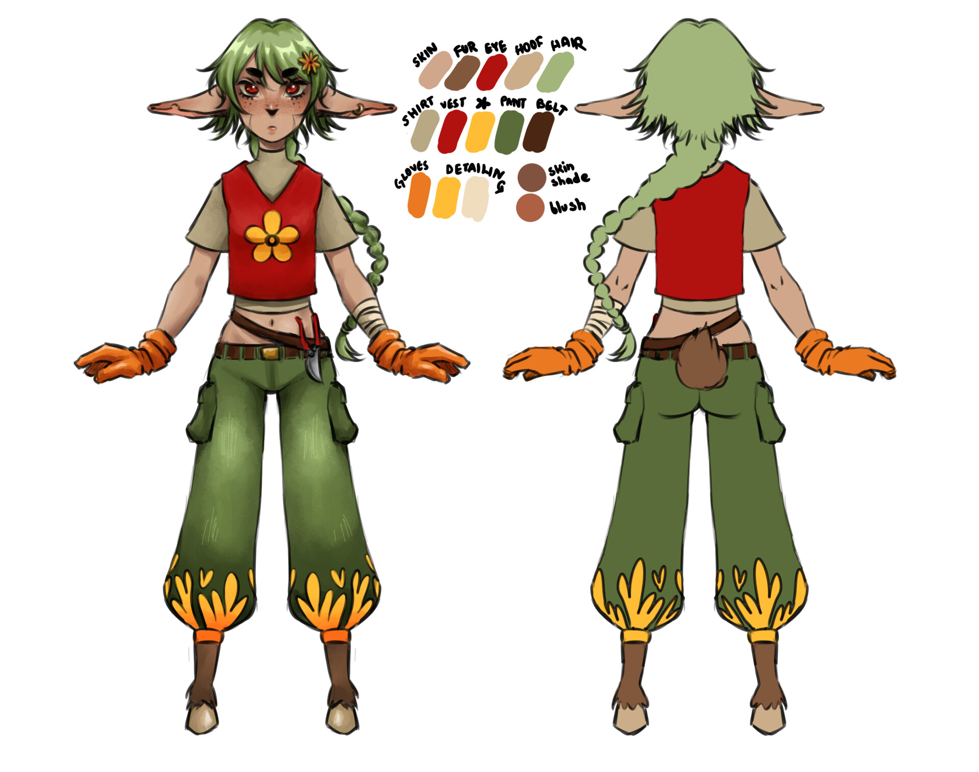 ArtStation - original character - finley the florist