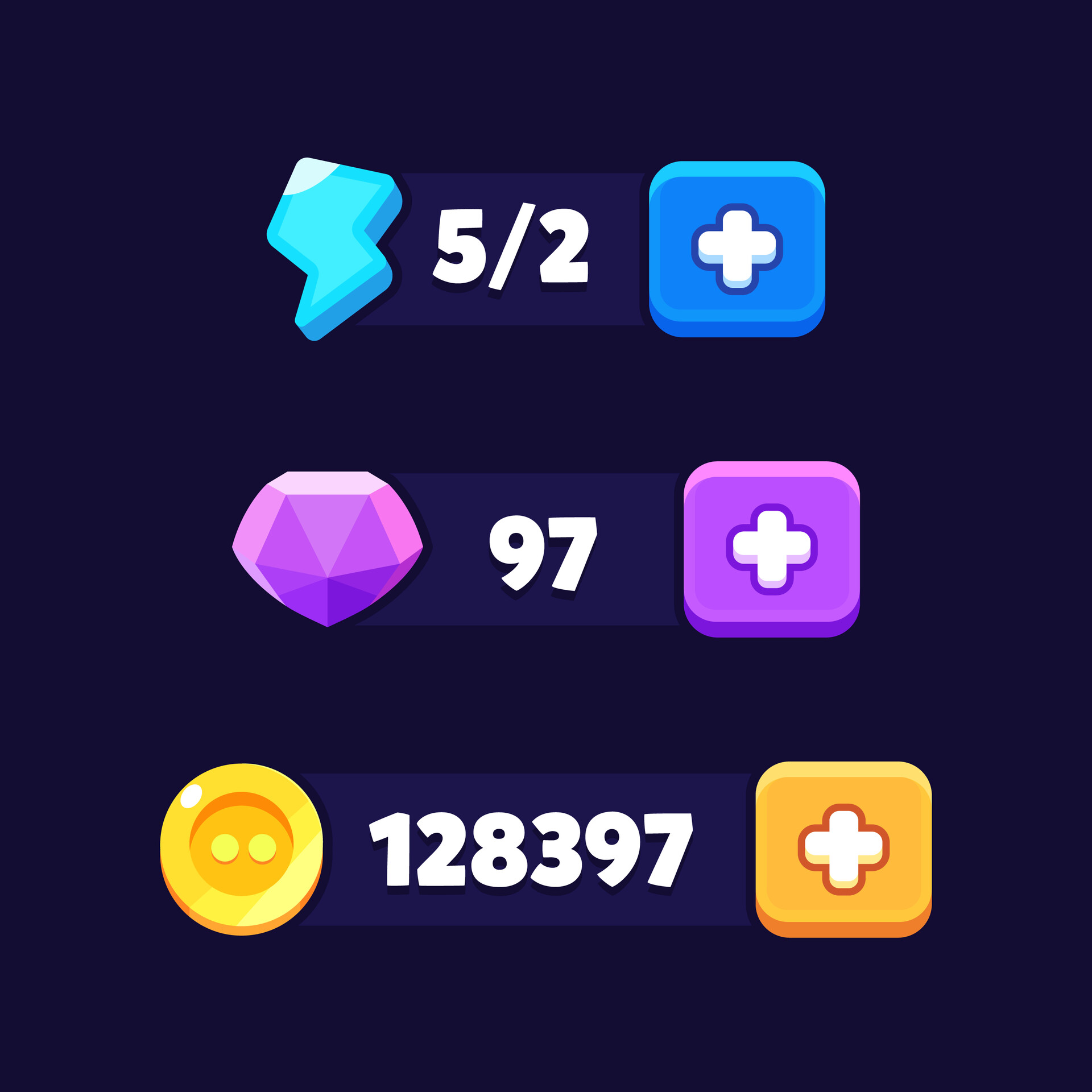 ArtStation - Game UI Items