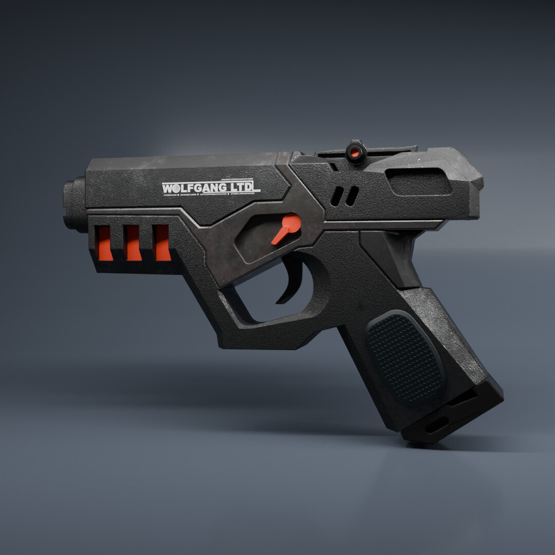 ArtStation - Sci-fi bullet gun