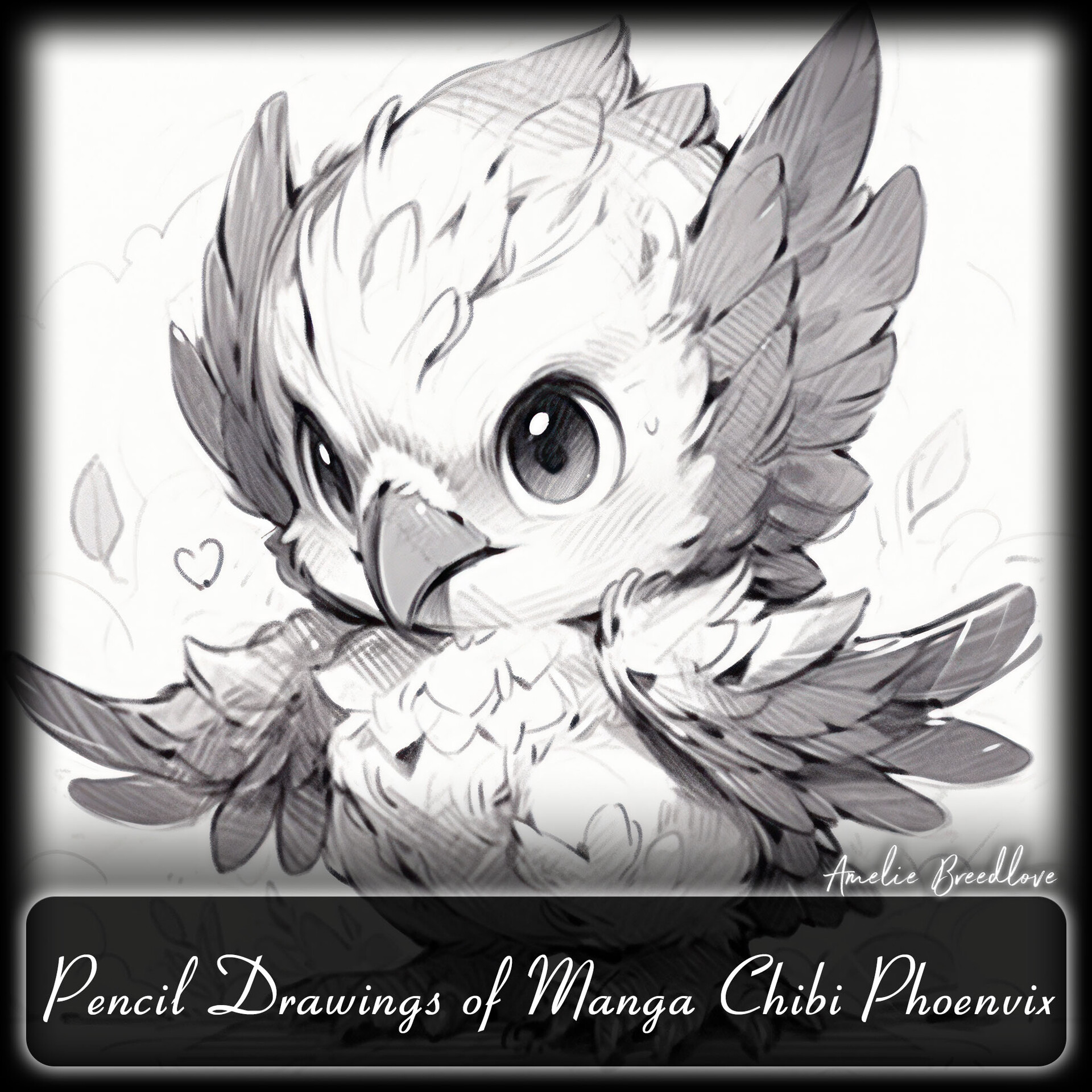 ArtStation - 200 Pencil Drawings of Manga Chibi Phoenix (Full Body ...