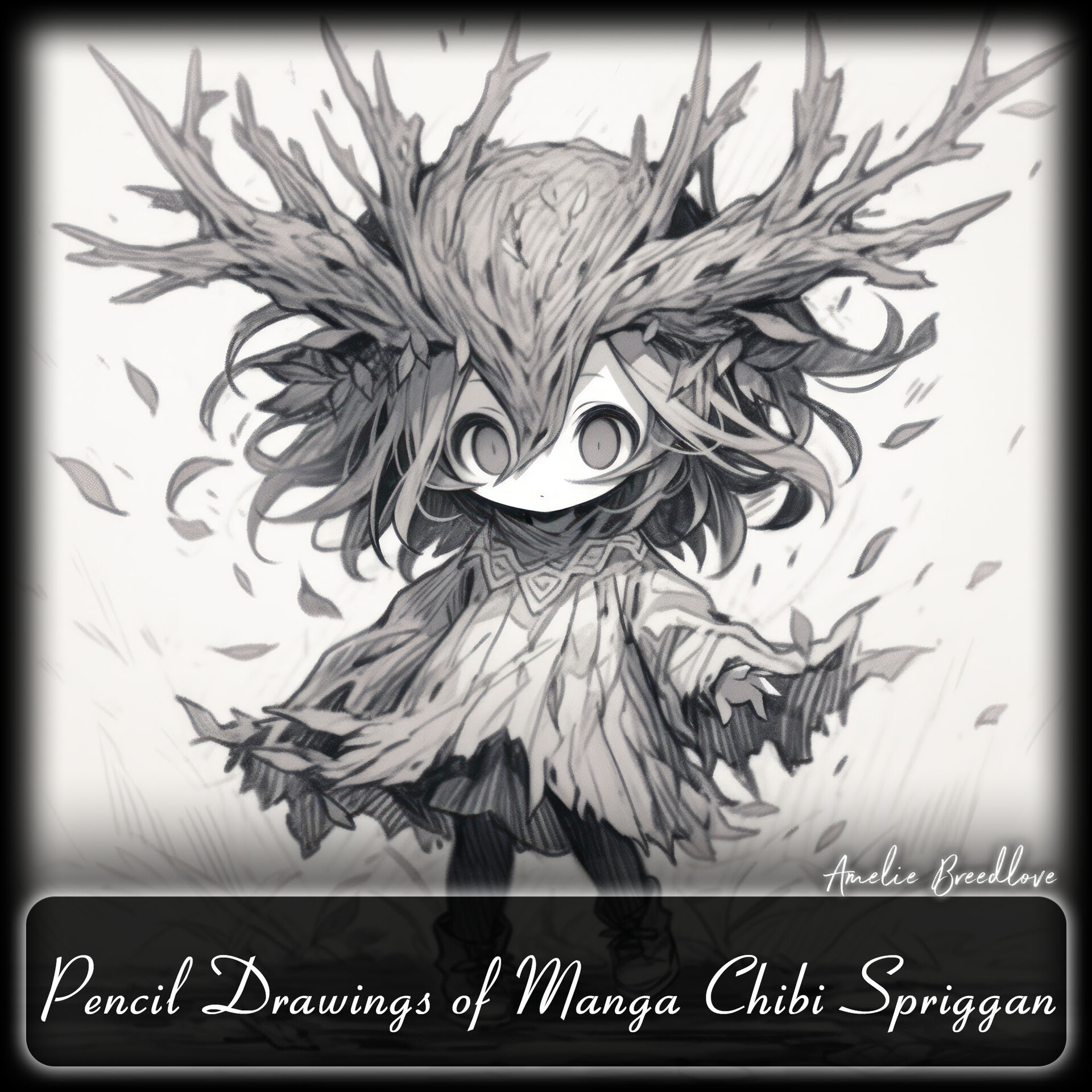 ArtStation - 200 Pencil Drawings of Manga Chibi Spriggan (Full Body ...