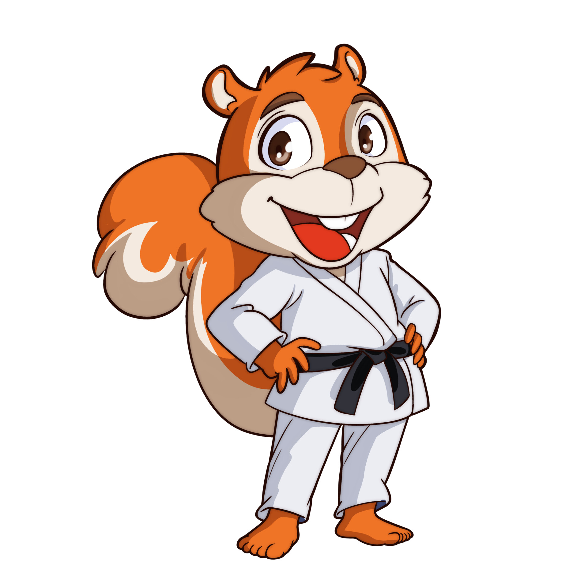 ArtStation - Martial art squirrel