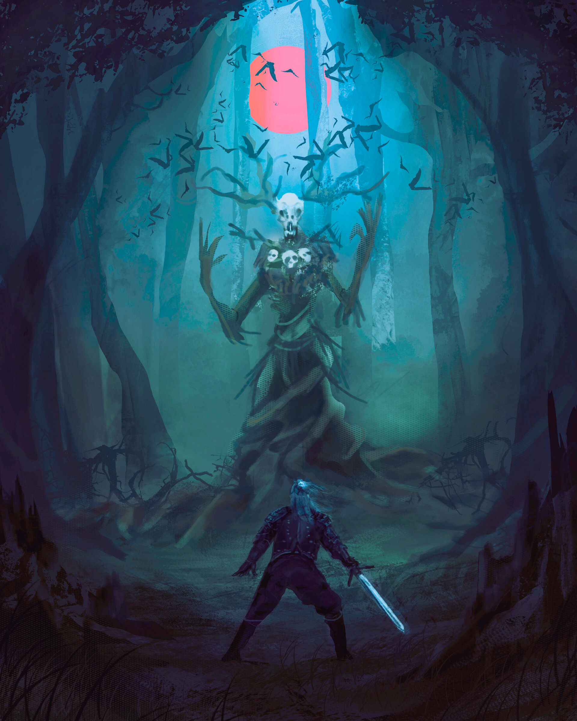 ArtStation - Witcher Leshy Hunt