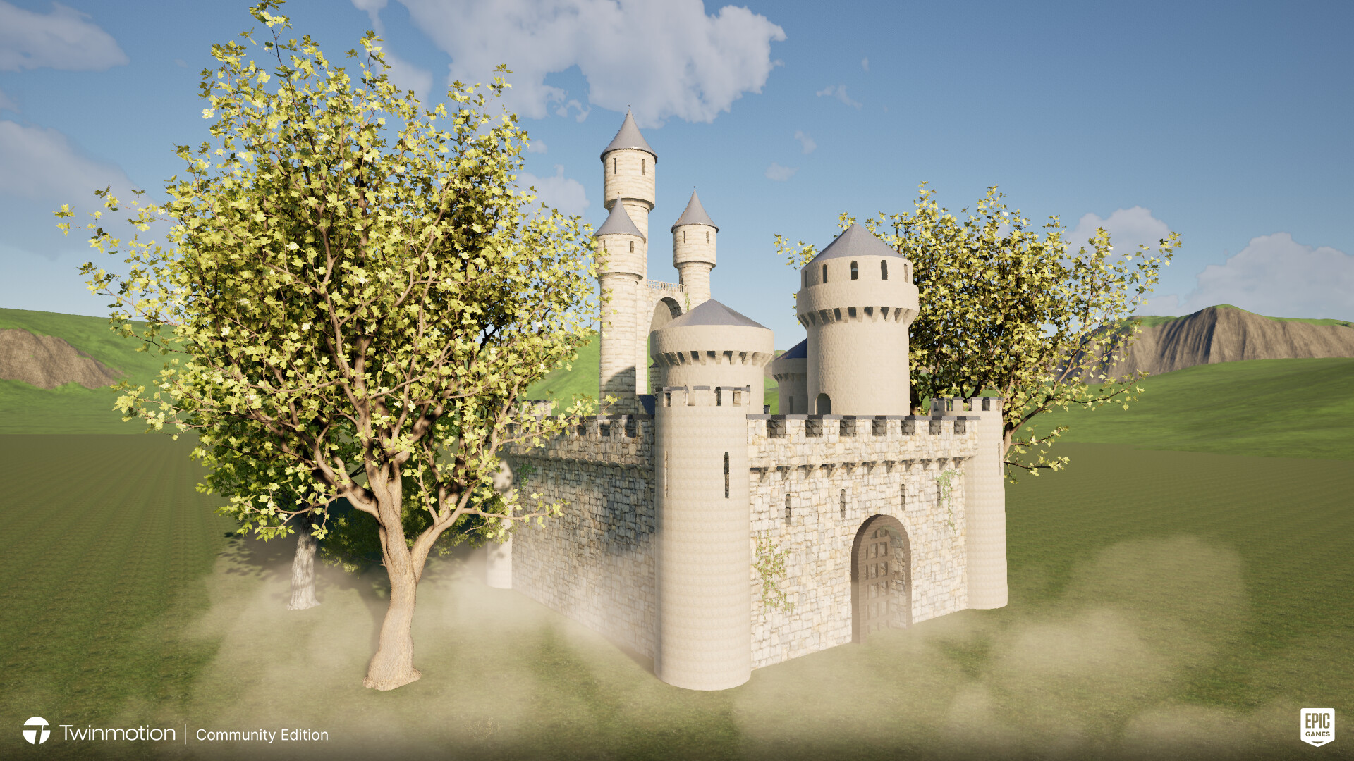 ArtStation - Rendered Castle Design Idea