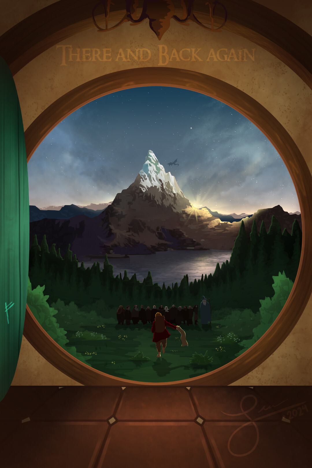 ArtStation - There and Back again - The hobbit