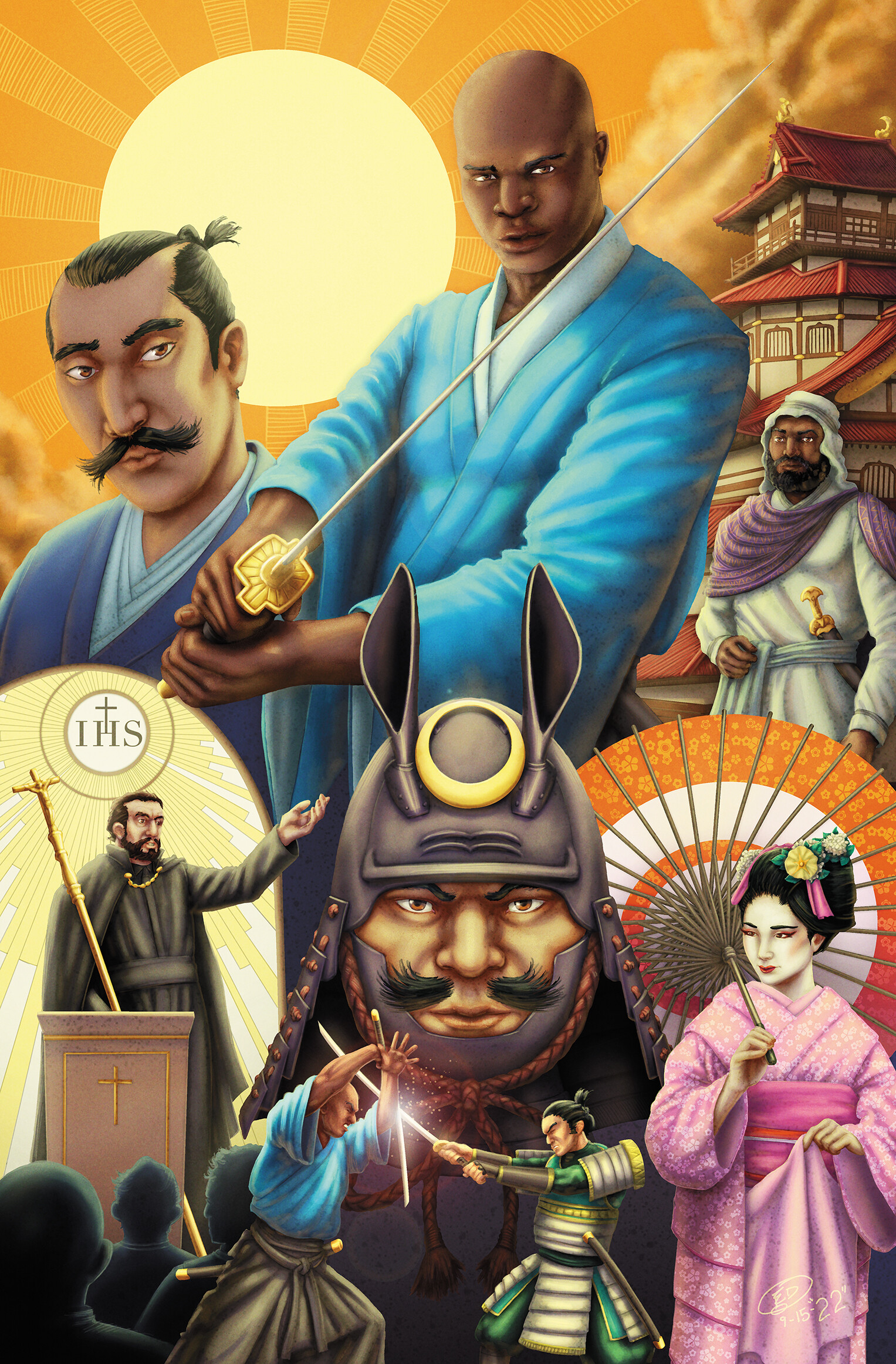 ArtStation - "Yasuke" Production Art / Poster Illustration