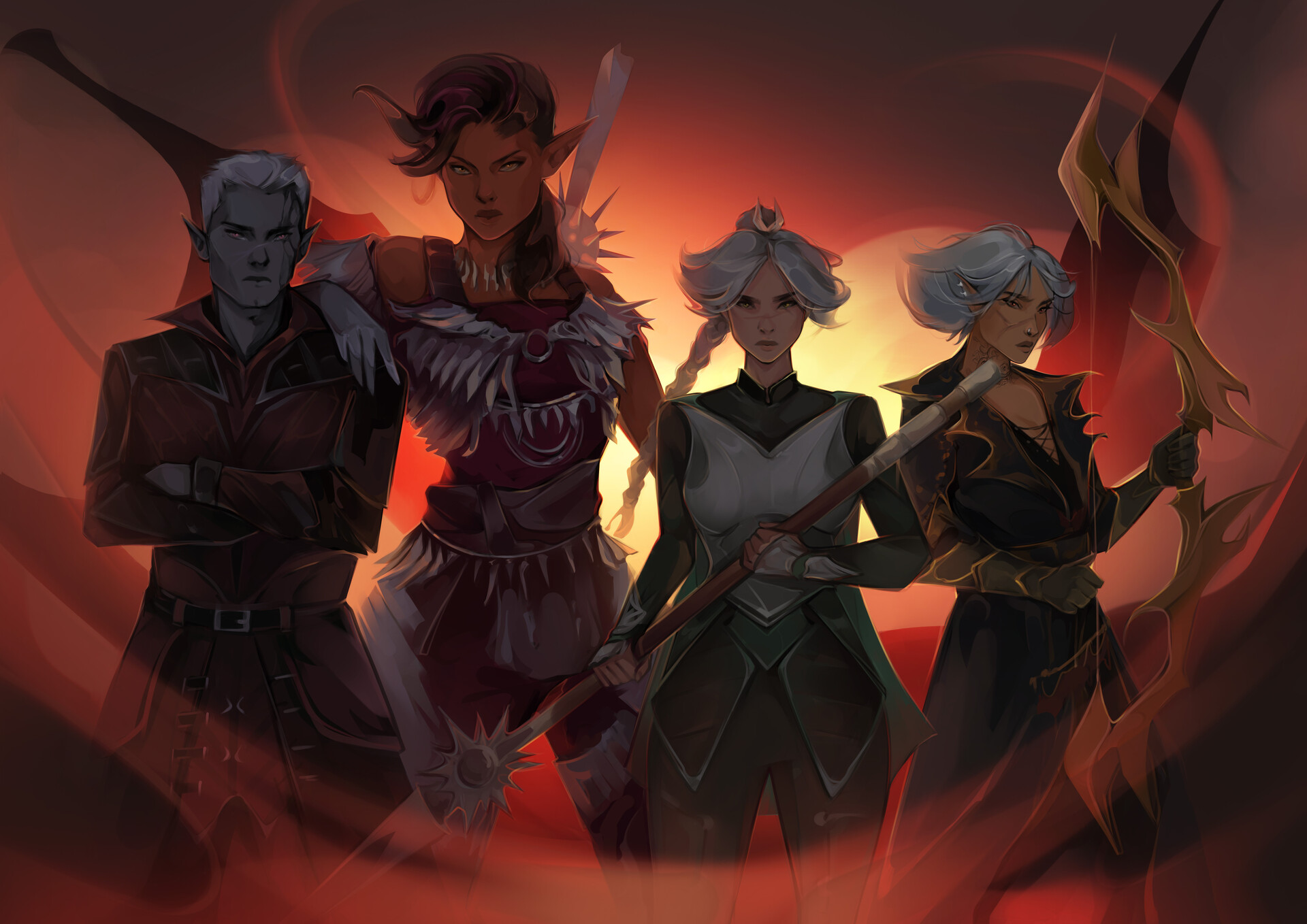 ArtStation - BG3 Party