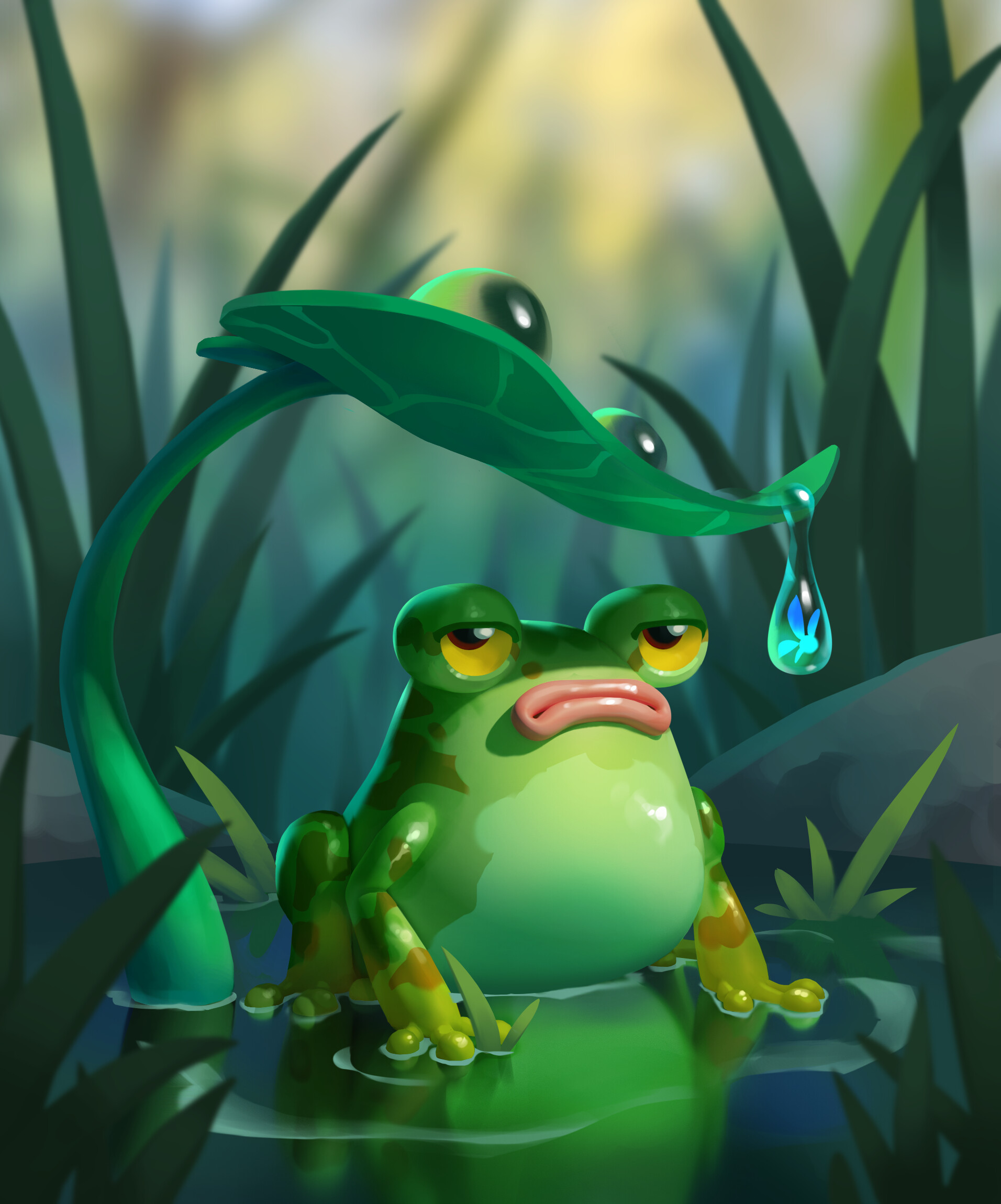 ArtStation - Frog illustration