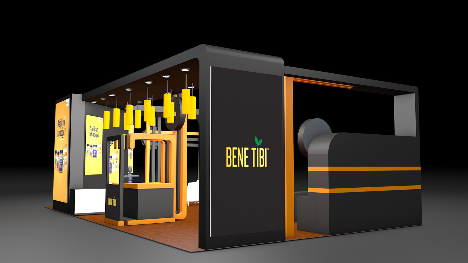 Somesh Tiwari - Bene-Tibi And Veeba 3d exbition model