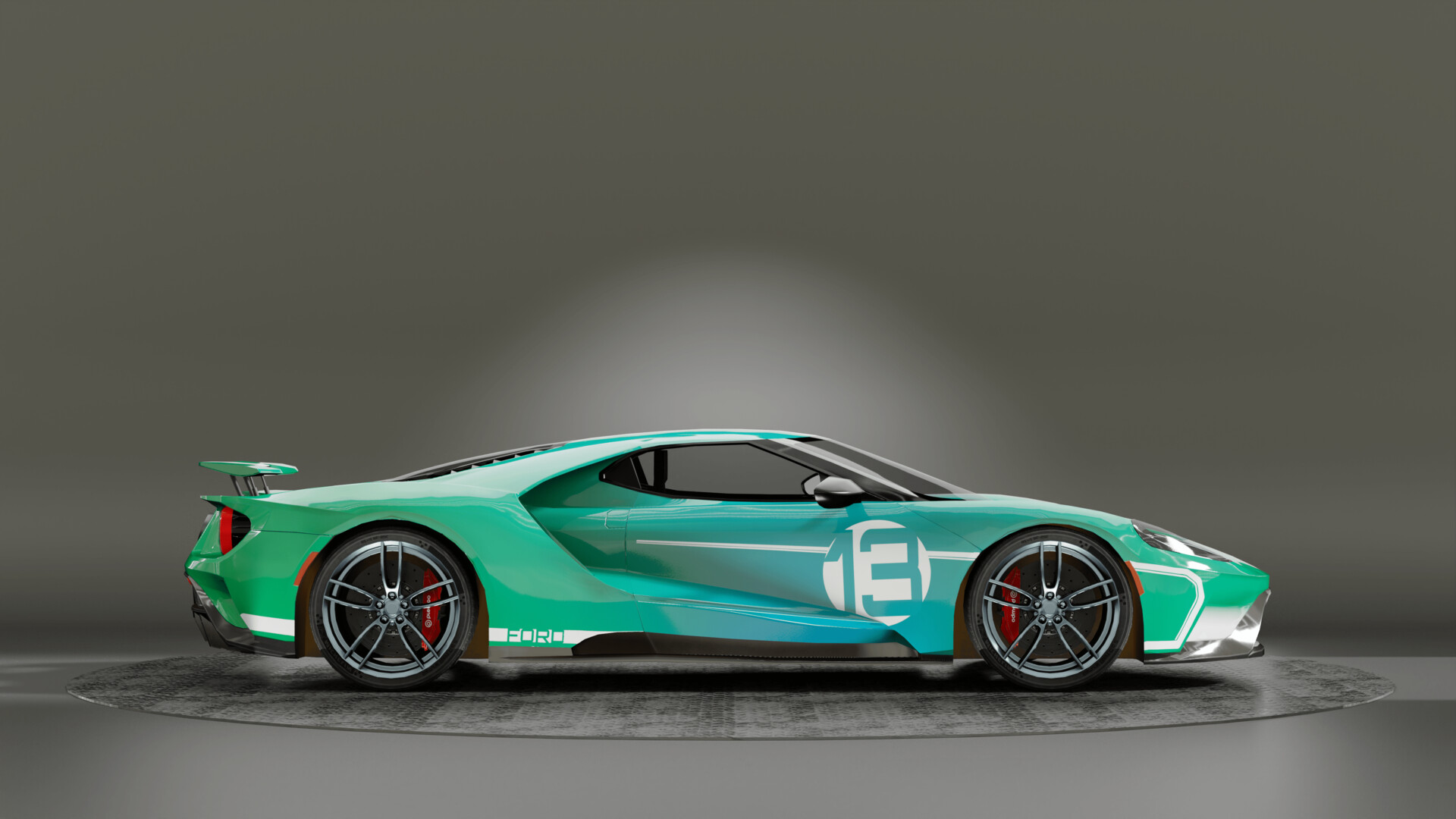 ArtStation - Ford GT Heritage Edition