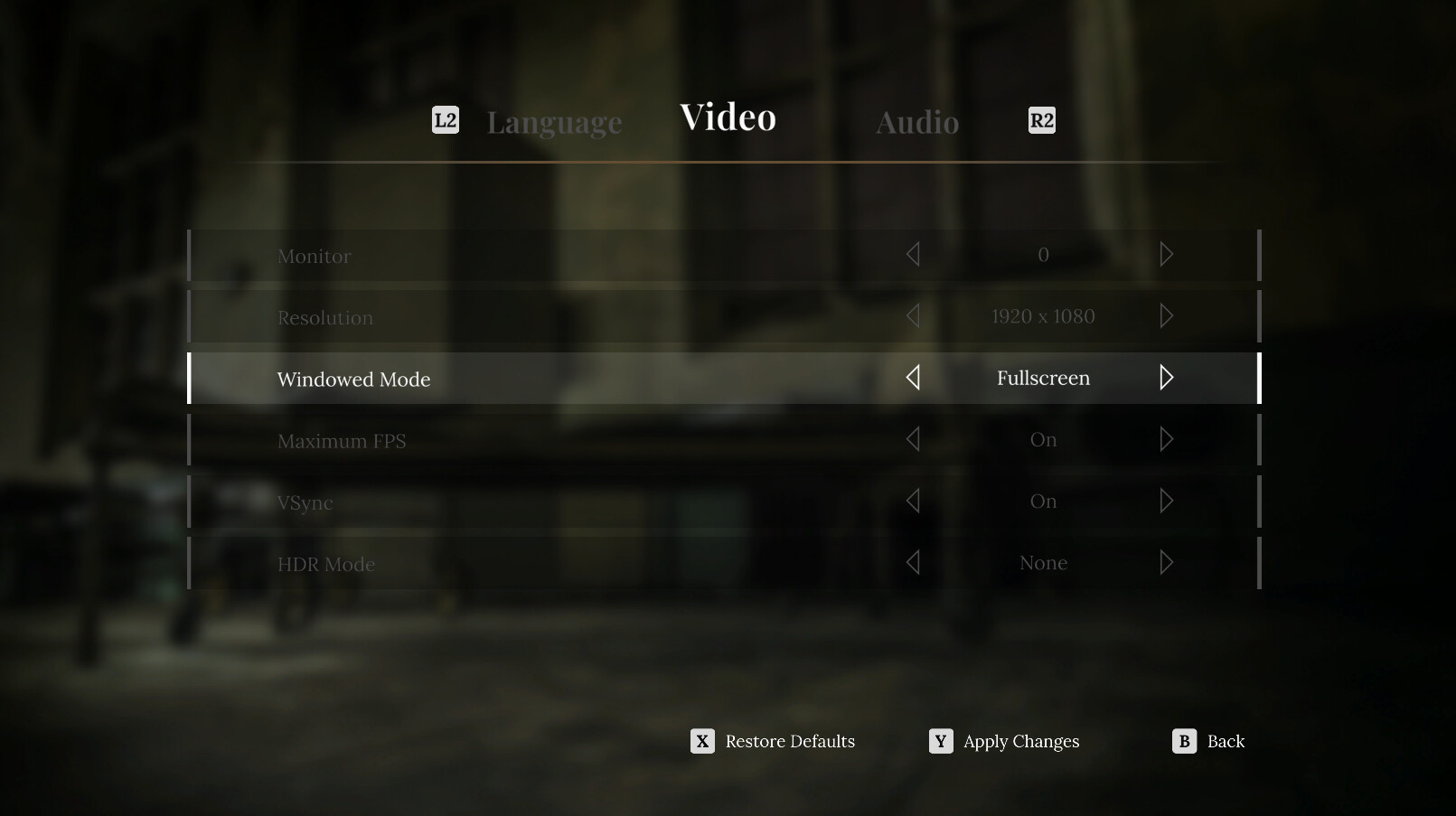 ArtStation - UI/UX Game Settings