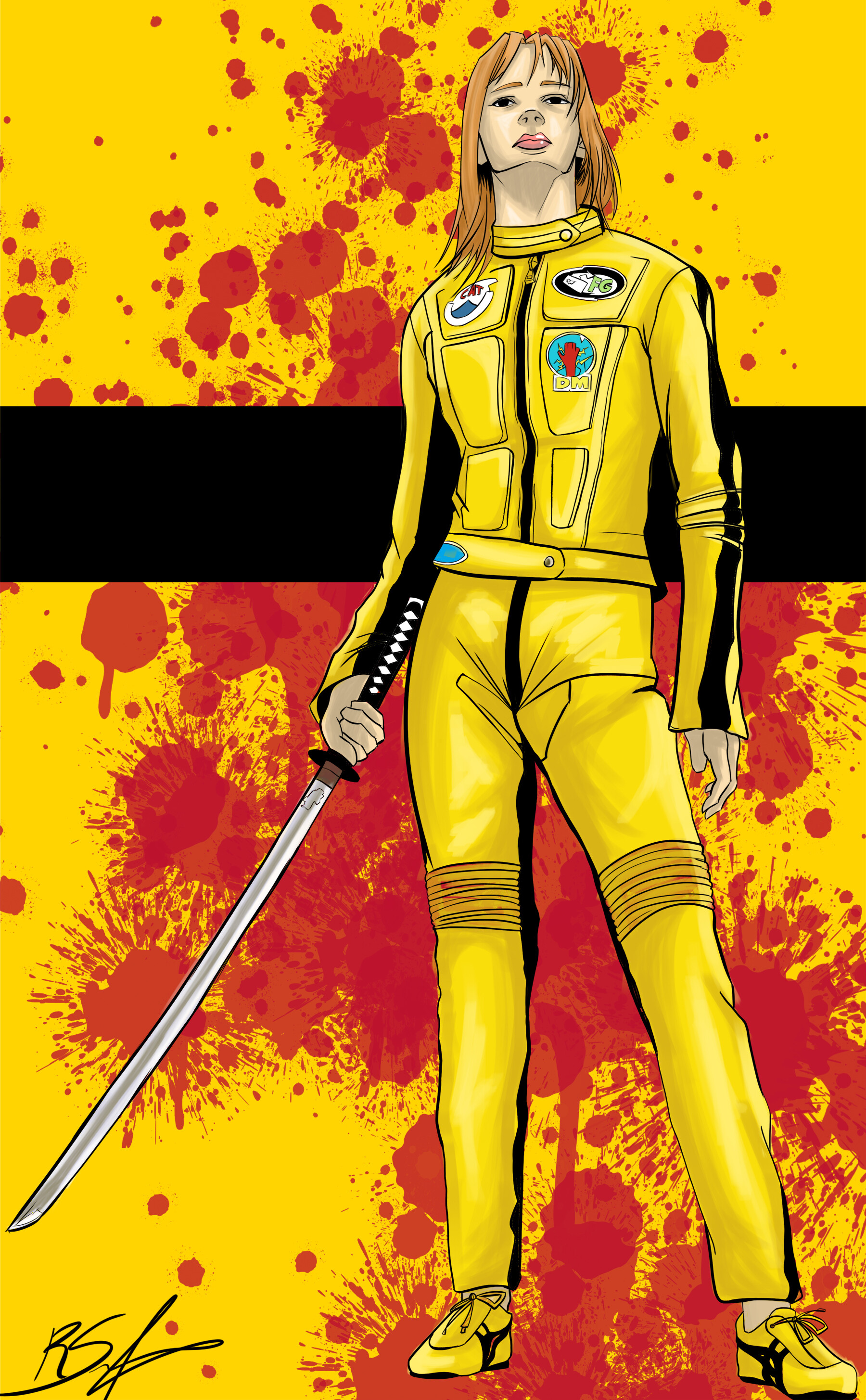 ArtStation - Beatrix Kiddo - Kill Bill