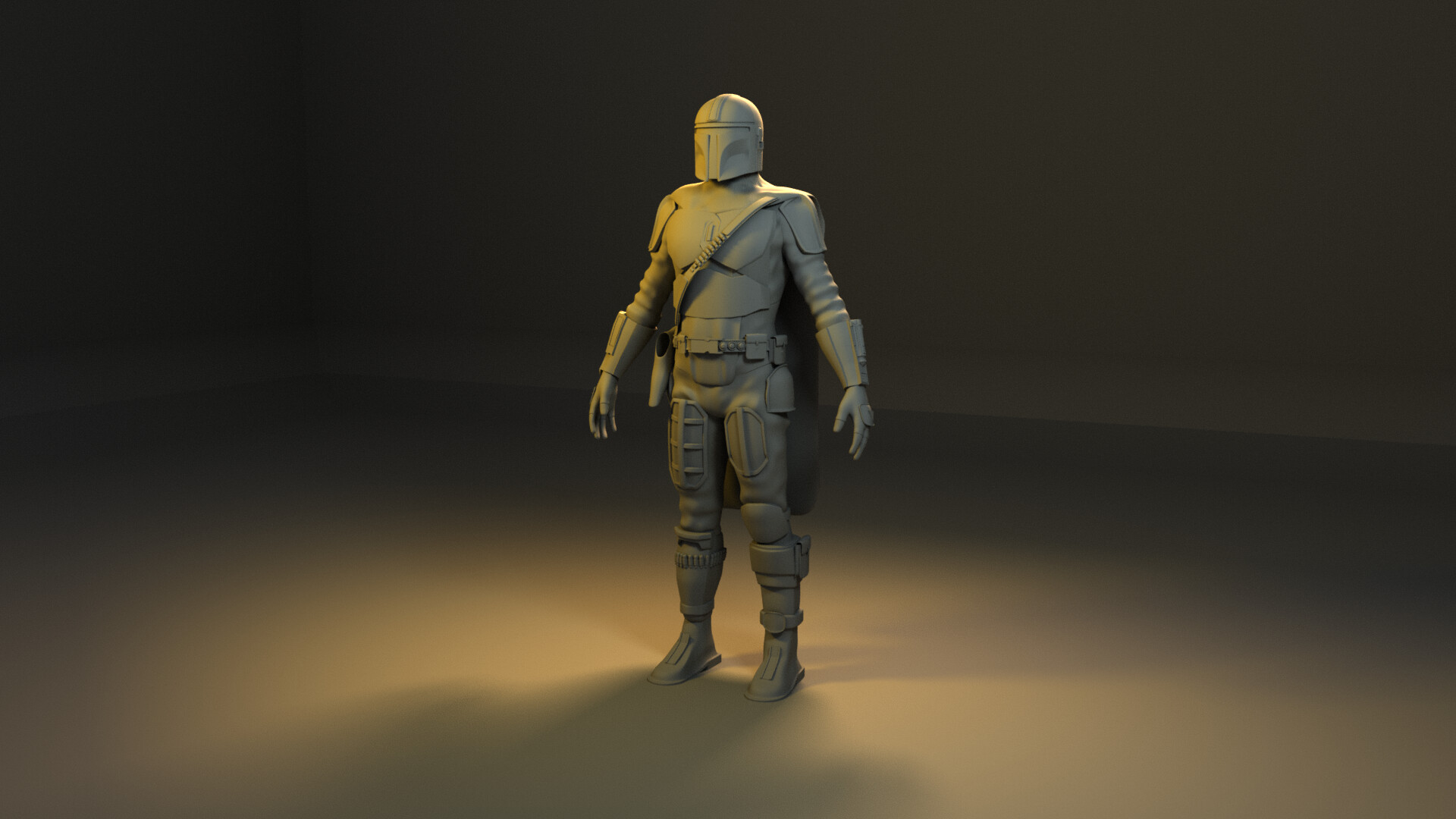ArtStation - The Mandalorian: Untextured