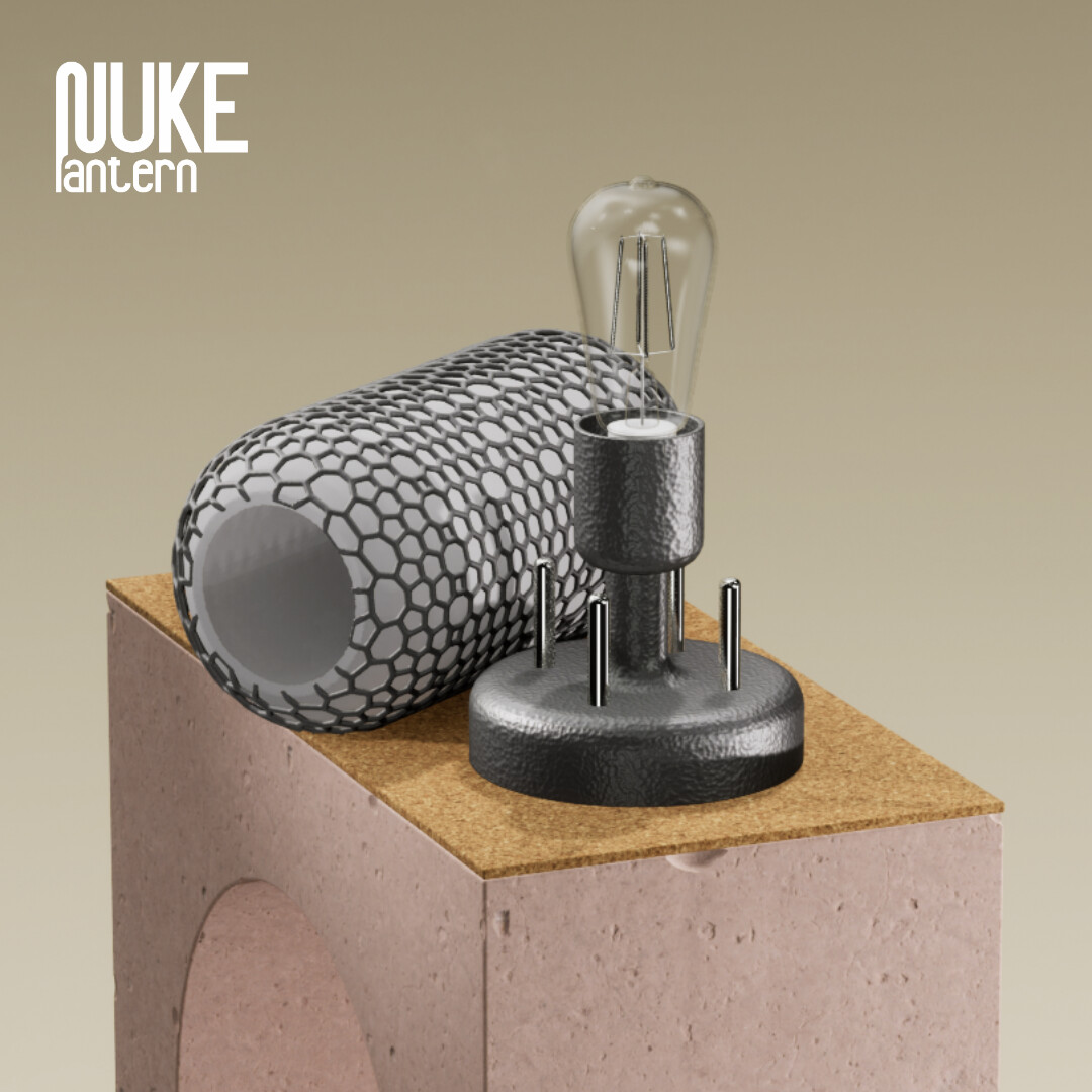 ArtStation - Nuke Lamp - Decoration Project