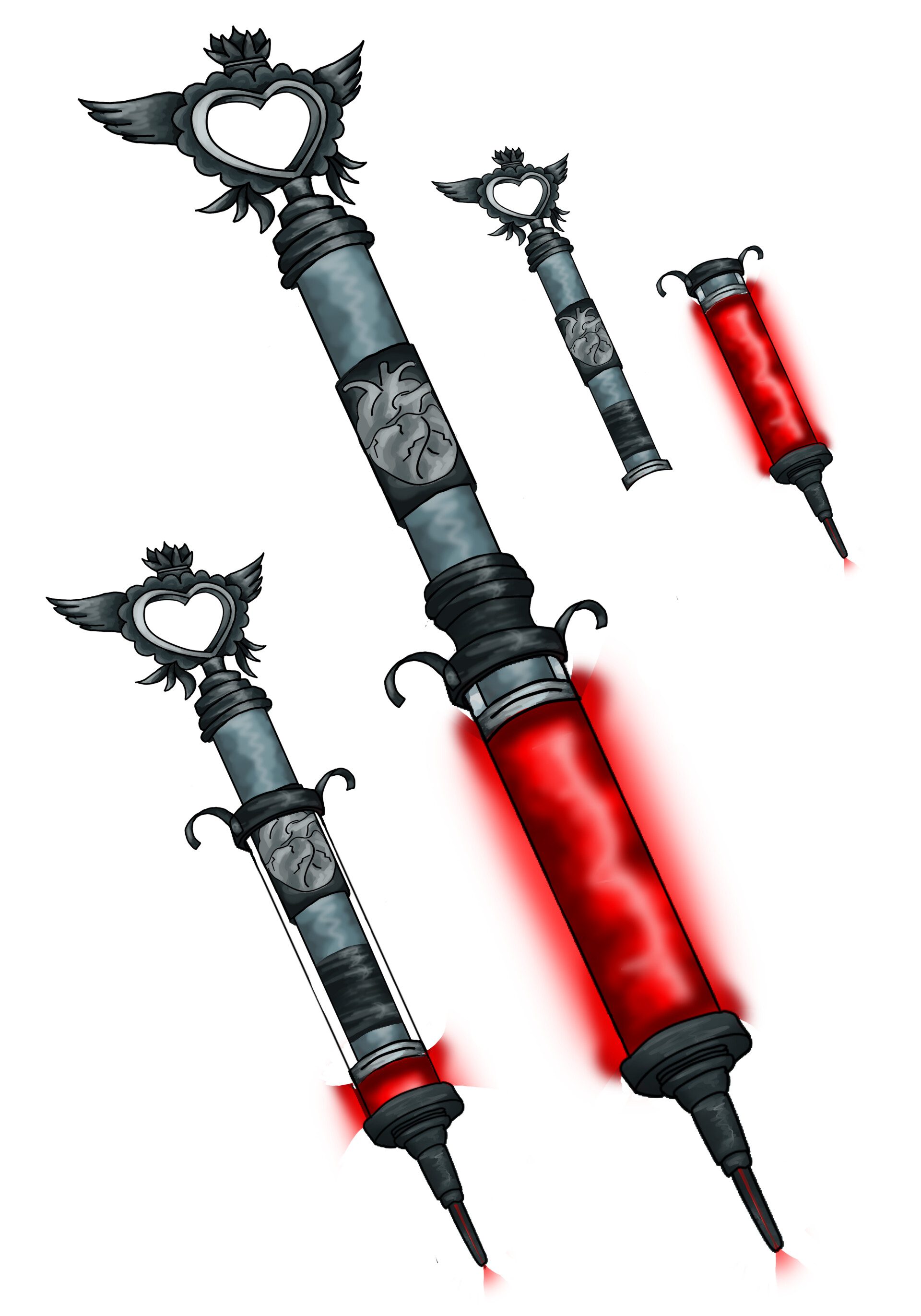 ArtStation - Syringe Prop Concept Art