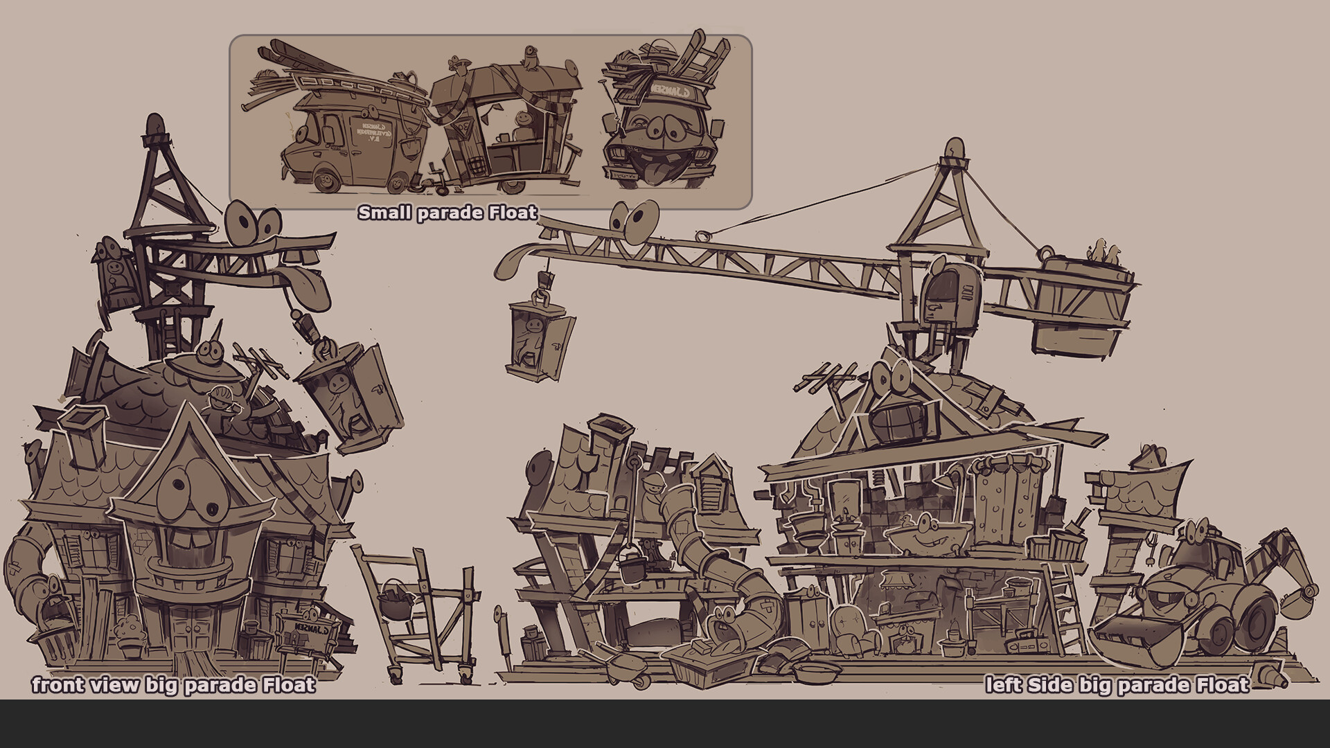 ArtStation - Parade floats (2009-2023)