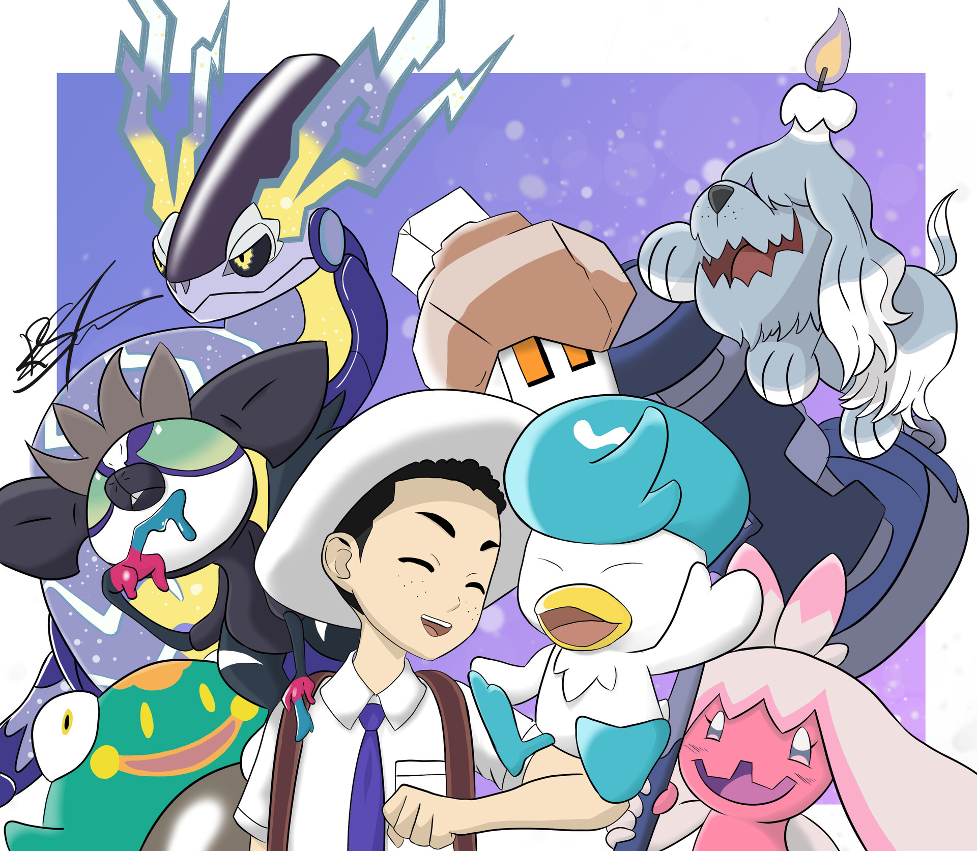 ArtStation - Pokemon Violet Team