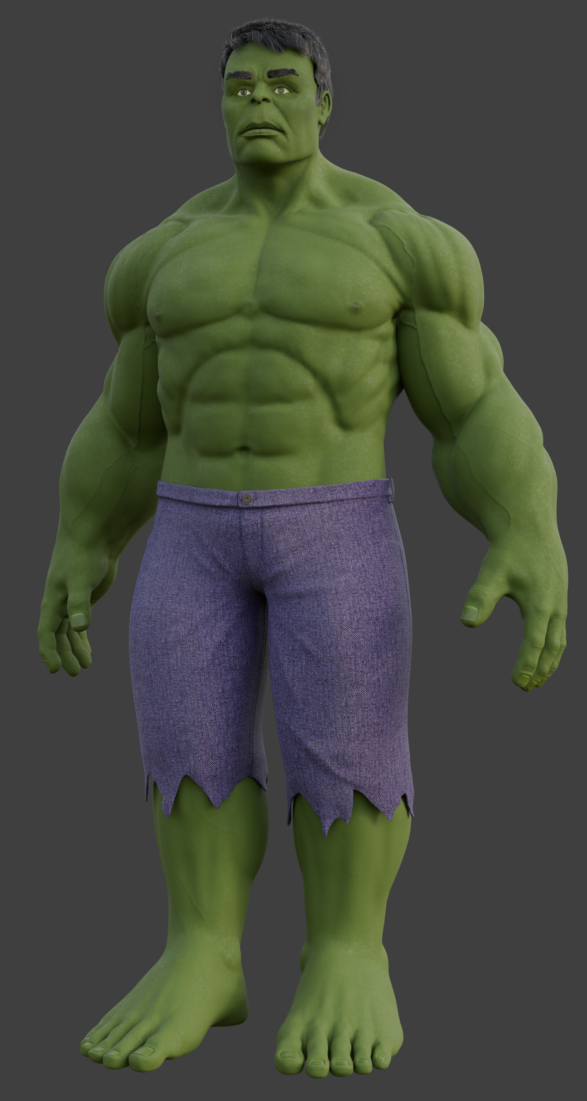 ArtStation - hulk sculpt